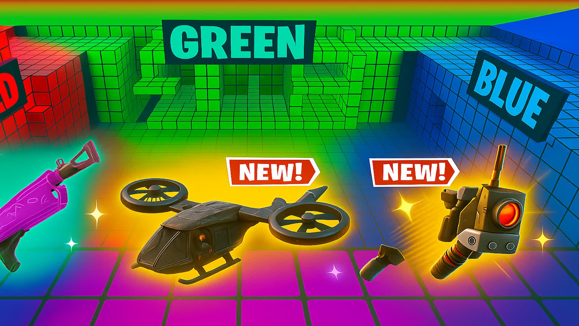 CRAZY RED vs BLUE vs GREEN vs PURPLE 9487-1410-5421 by studiobomba ...