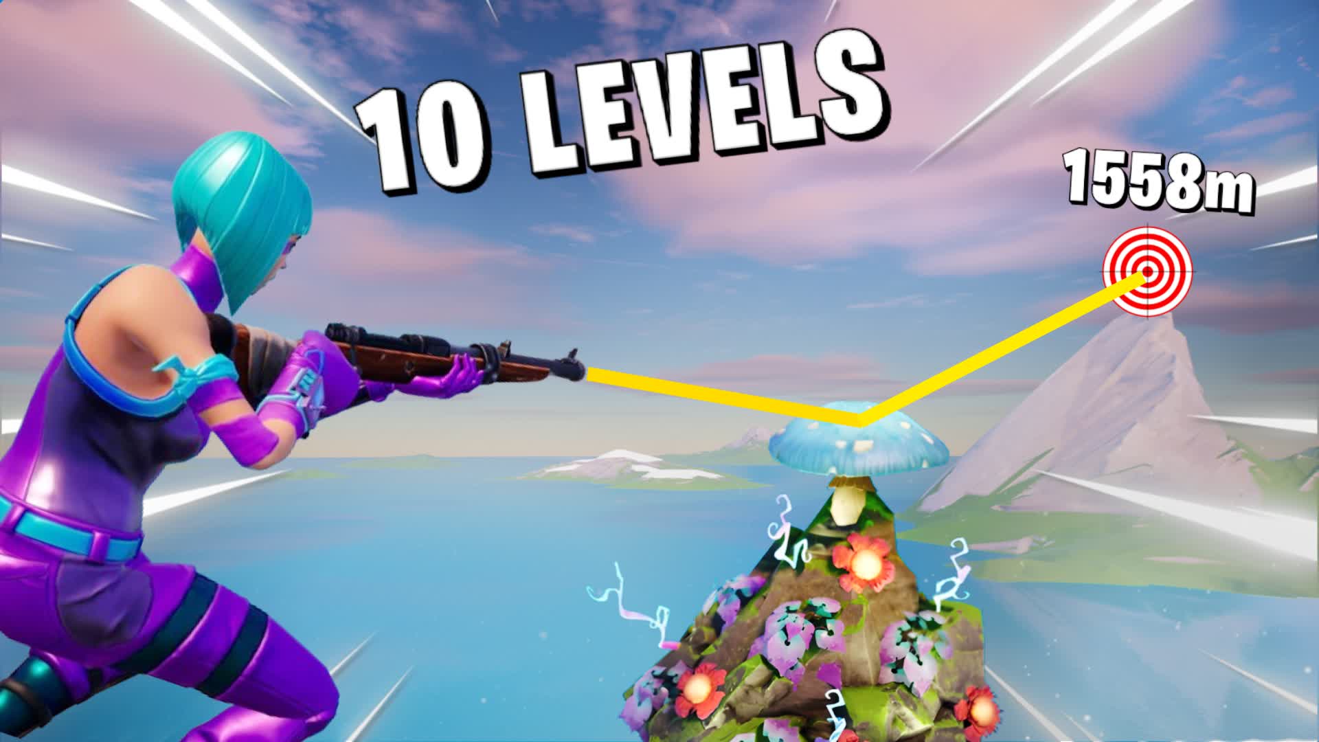 10 LEVELS IMPOSSIBLE TRICKSHOT🎯🏆 6777-5977-1528 by dreamscape_fn - Fortnite Creative Map Code ...