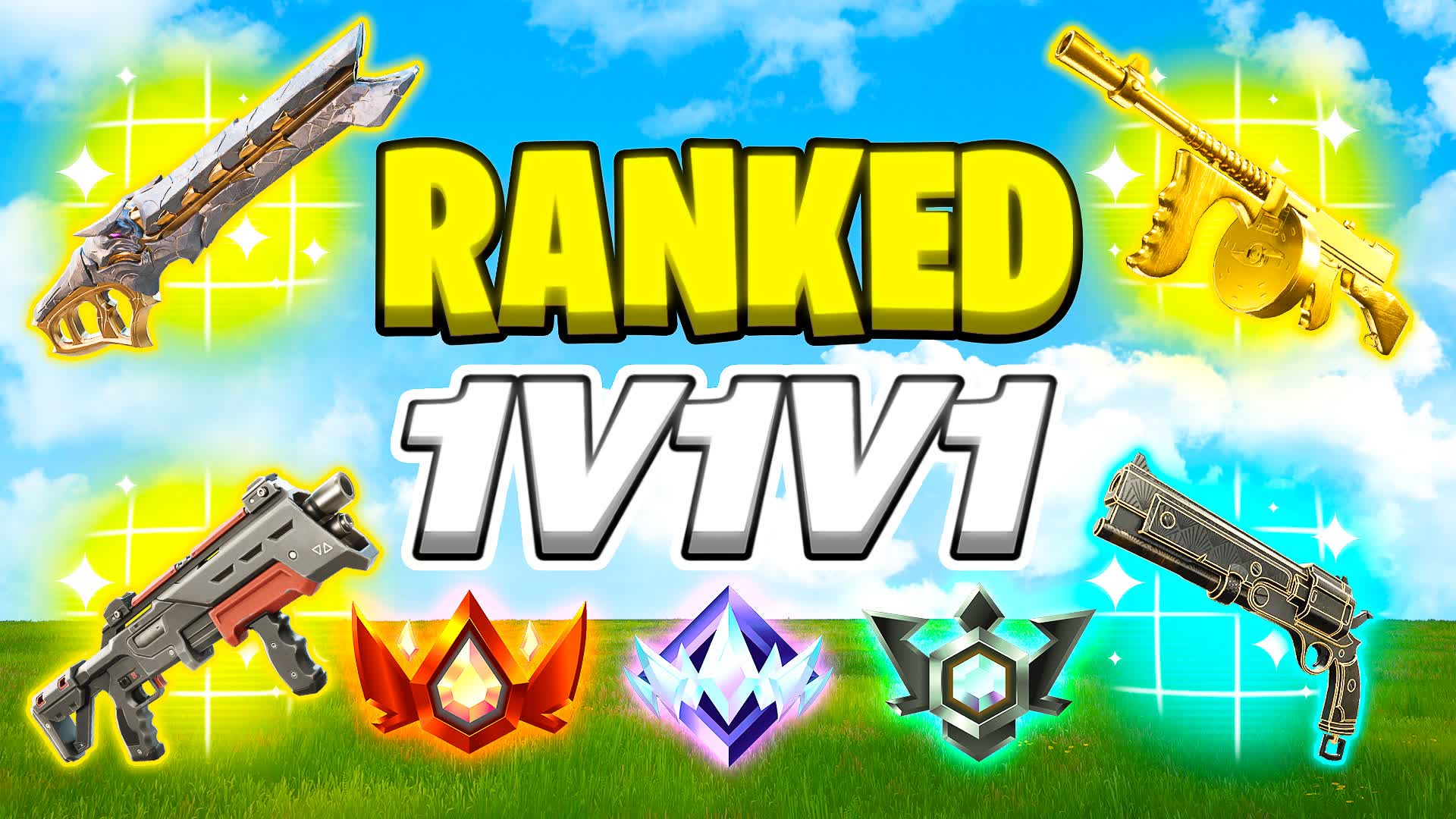 Combats classés 1v1 gratuits pour tous 6487-0949-9724 par xom2 - Fortnite