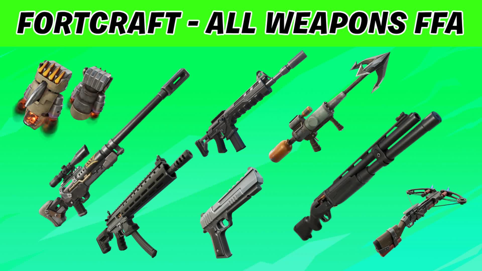 FORTCRAFT - ALL WEAPONS FFA 0562-4246-5402 by noczi - Fortnite Creative ...