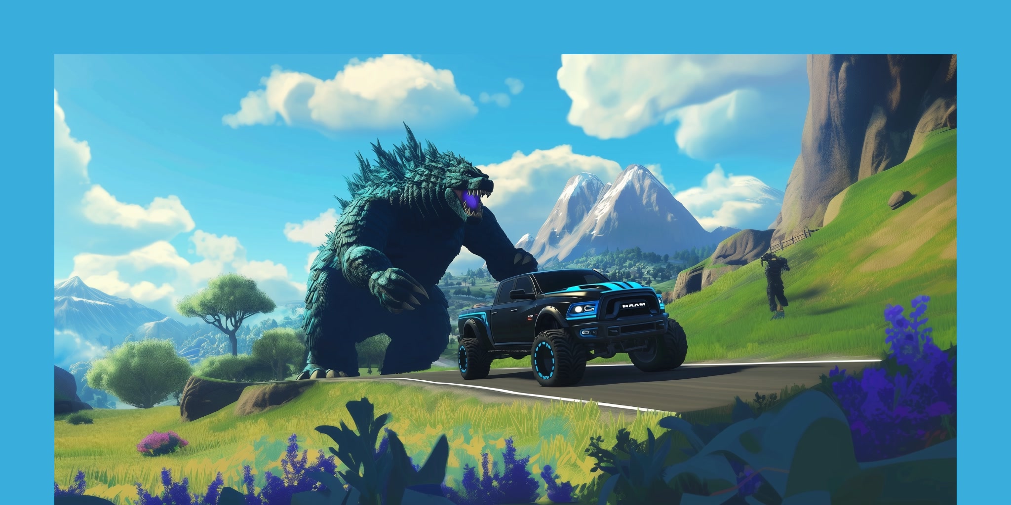 THE MONSTER DRIVE 7819-3550-2141 by playmoremaps - Fortnite Creative Map Code - Fortnite.GG