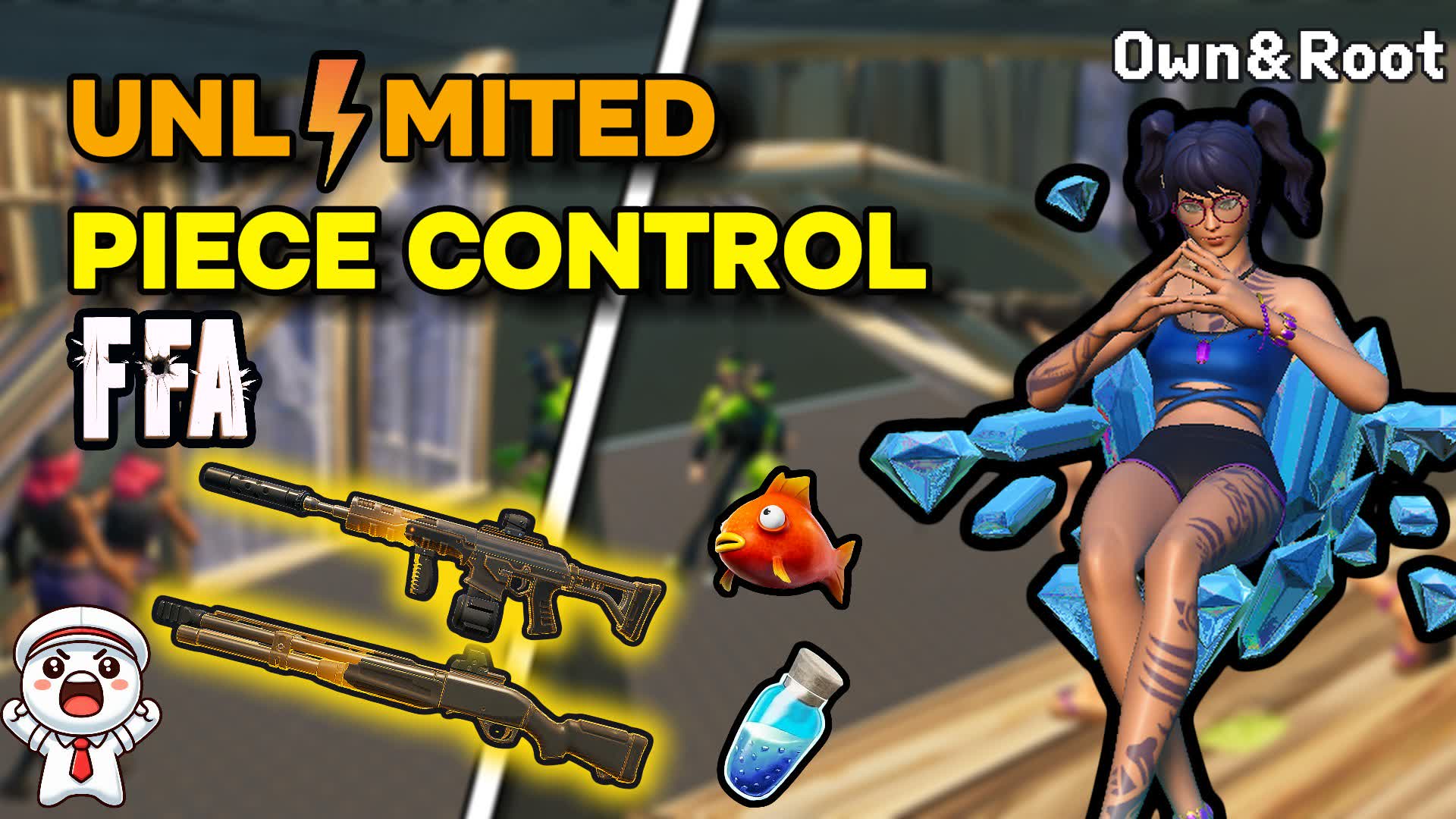 FFA PIECE CONTROL [OR] 0146-5301-0888 by ownandroot - Fortnite Creative Map Code - Fortnite.GG