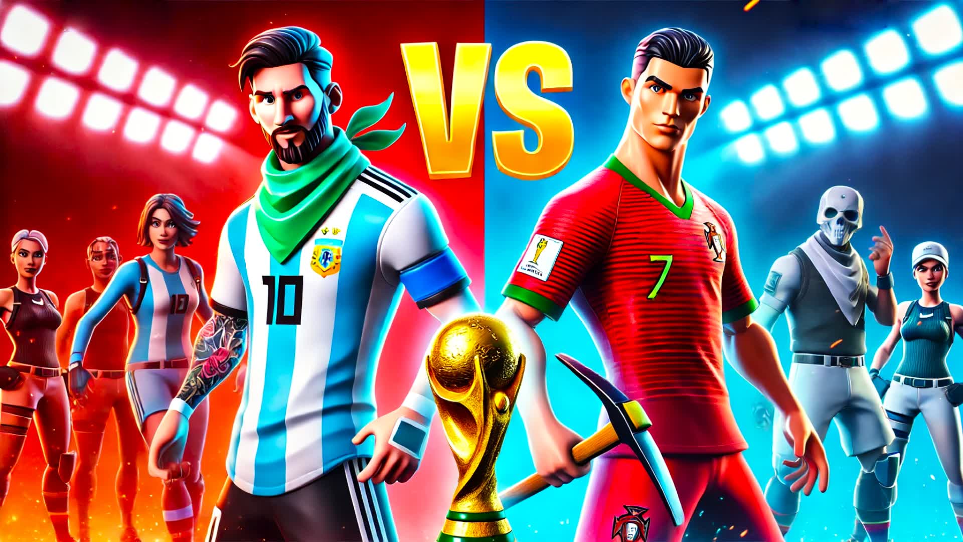🐐 RONALDO VS MESSI 🥇 4150-2707-6272 by iggyyu - Fortnite Creative Map Code - Fortnite.GG