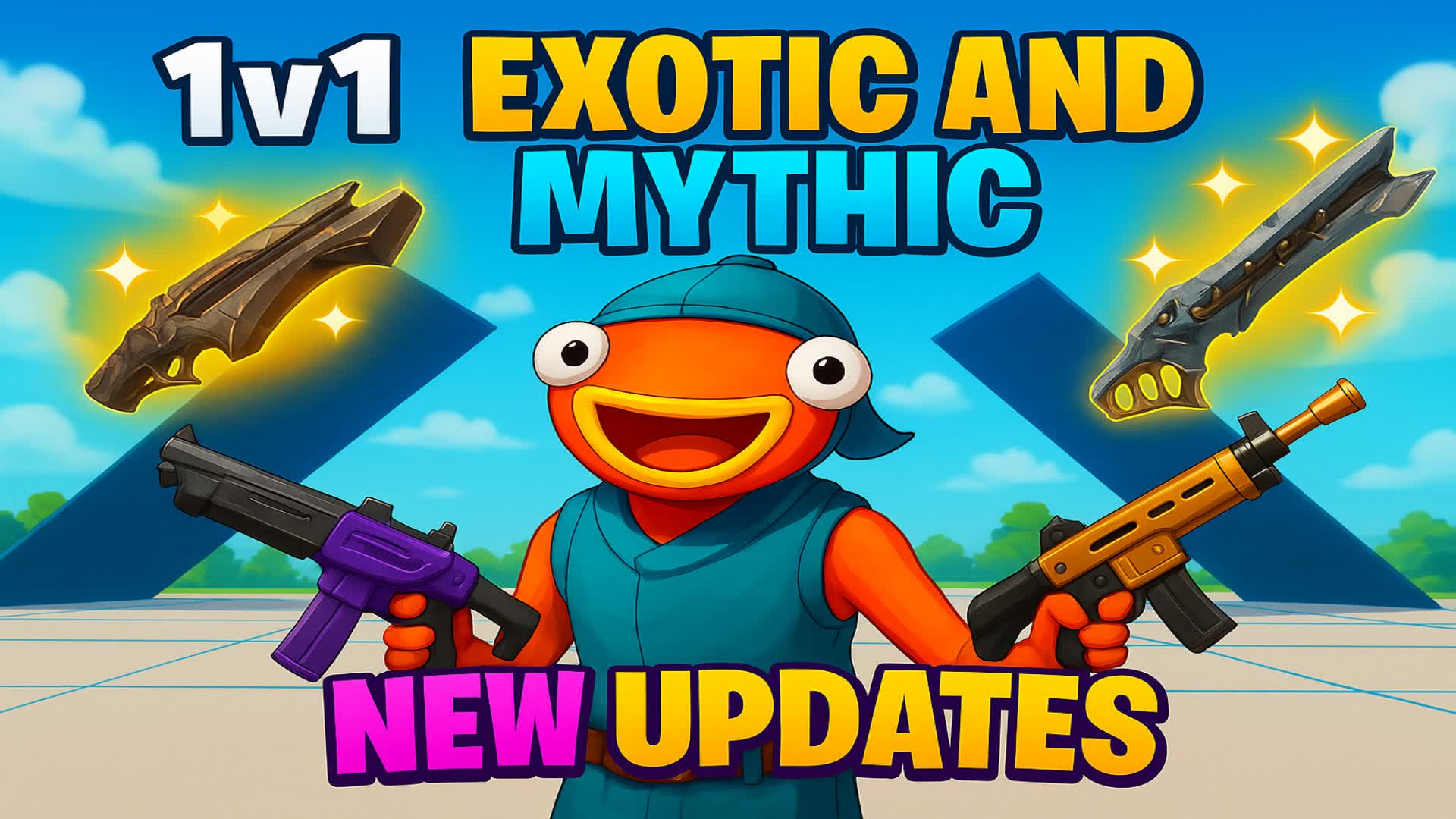 1v1 Exotic and Mythic 6386-1257-3330 by luke7 - Fortnite Creative Map ...