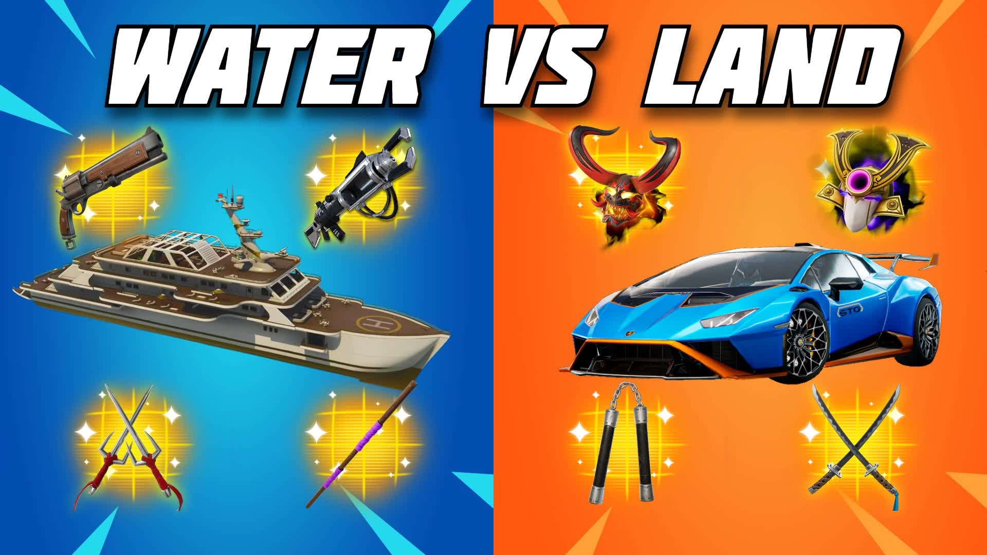 🌊 WATER VS LAND 🌄 DRIVE FFA 4797-1829-3194 by philip2w - Fortnite ...