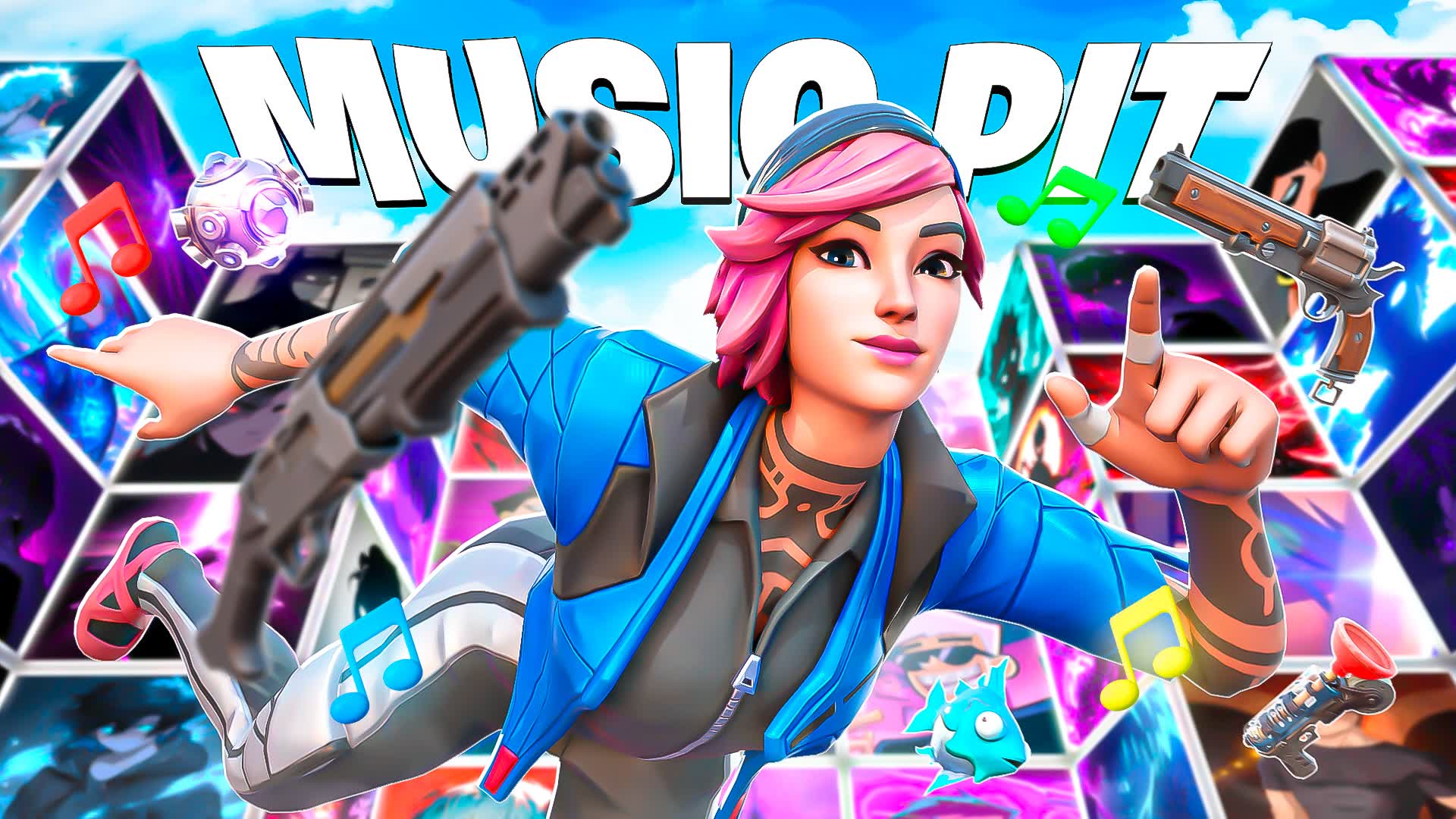 MUSIC PIT 1789-1535-8902 by snt_fn - Fortnite Creative Map Code - Fortnite.GG