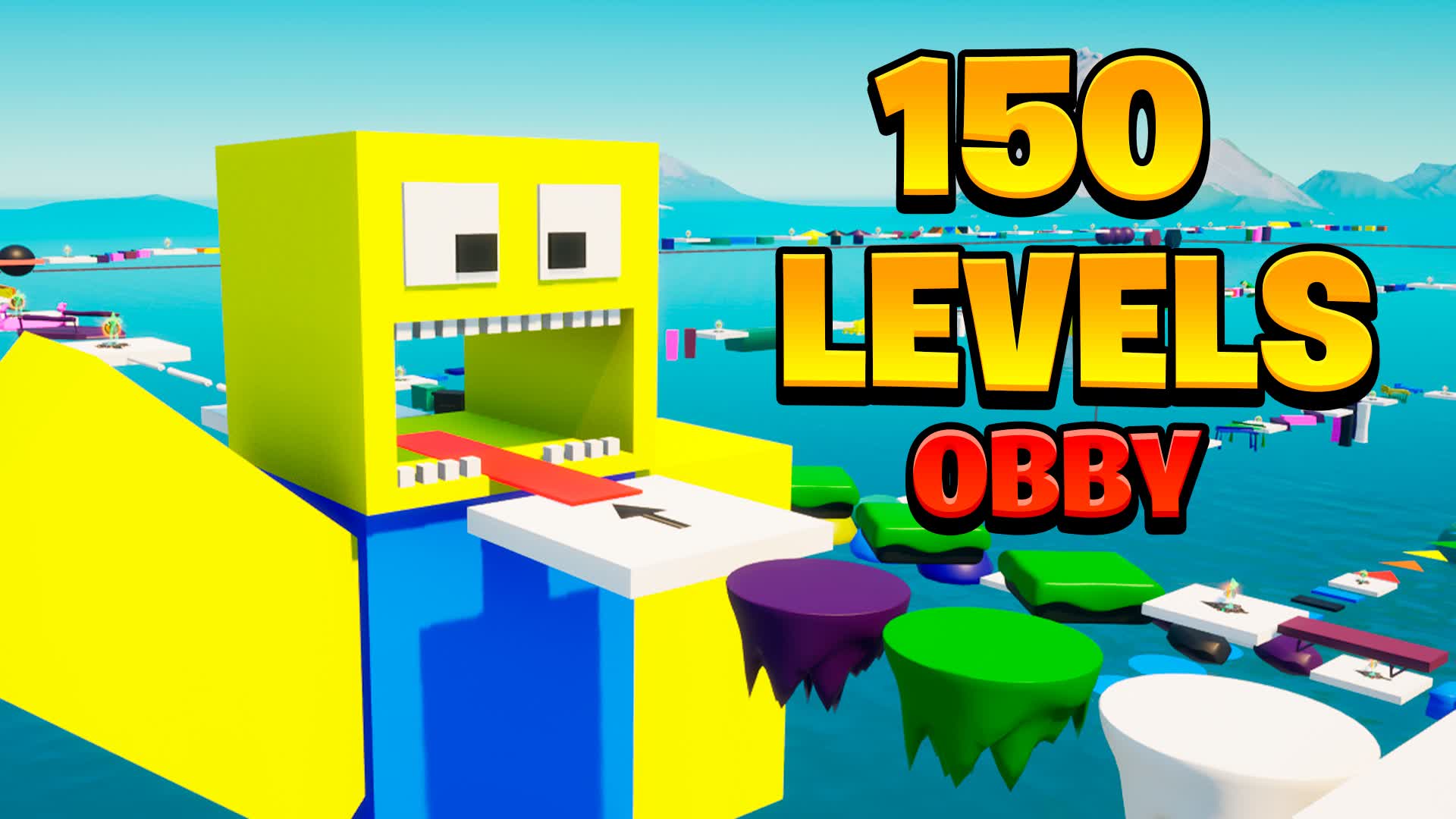 🌈 Obby 150 EASY LEVELS 🌈 7345-6512-5293 by lukazs - フォートナイト