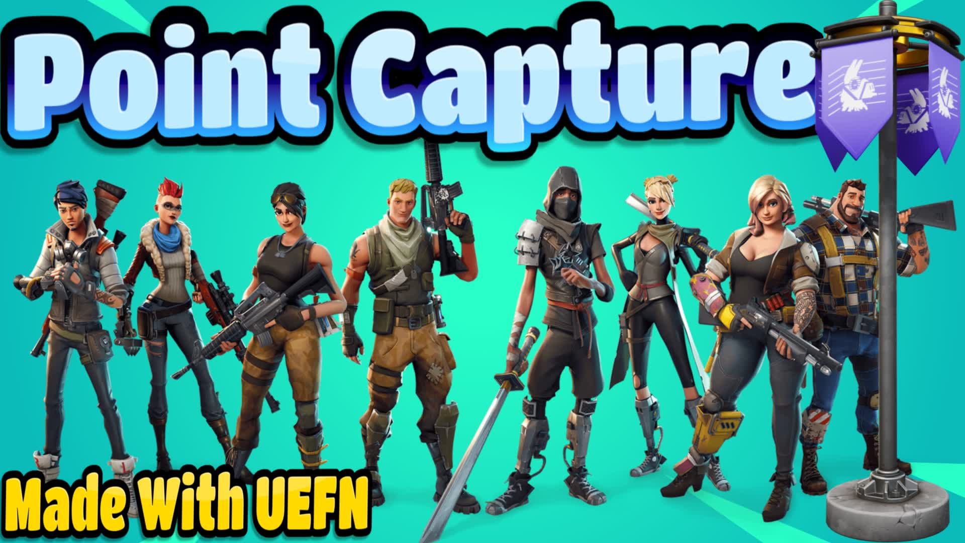 Point Capture FFA 5375-6003-2089 by cwbob100 - Fortnite Creative Map ...