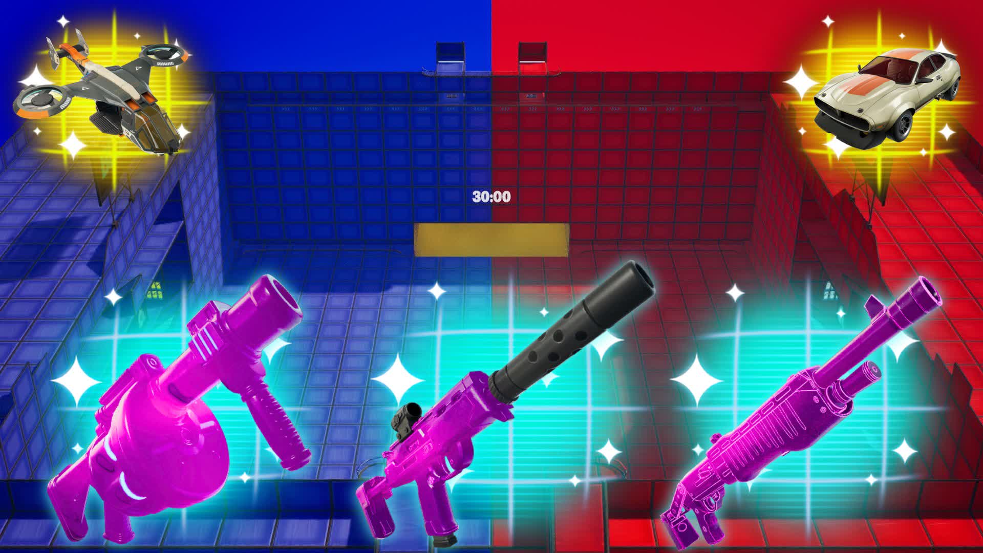 CLASSIC RED VS BLUE 7765-6169-4319 by aya9 - Fortnite Creative Map Code ...