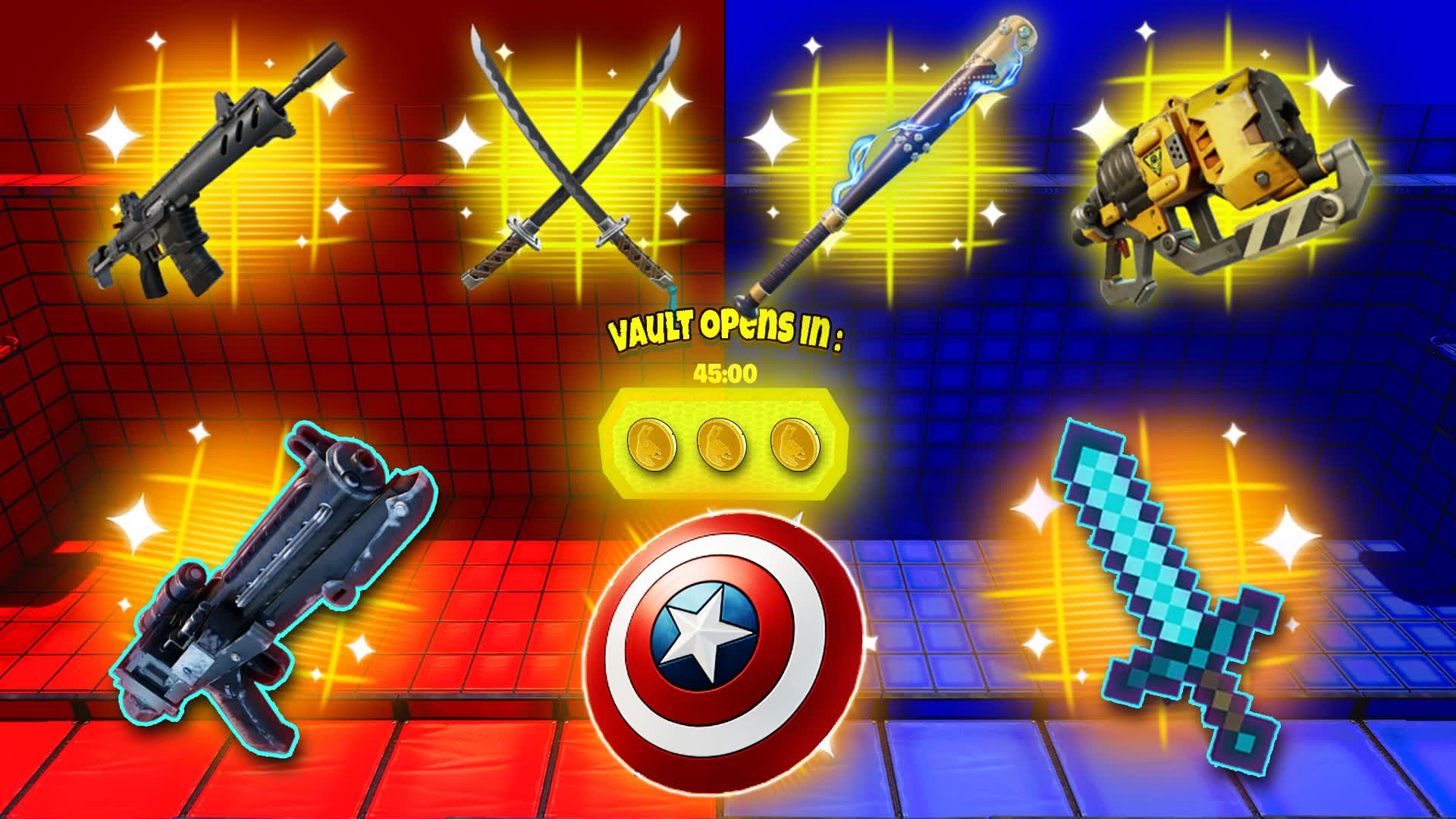 CUSTOM COMBAT RED VS BLUE TMNT🔴 🔵 3060-7585-5285 by kc42 - Fortnite ...