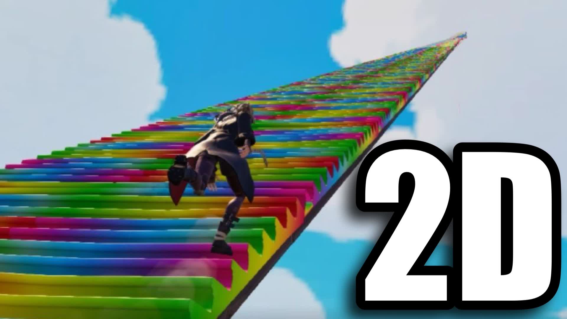 CLIMB 10000 STAIRS IN 2D! 1027-2717-5082 by sachiko - Fortnite Creative ...