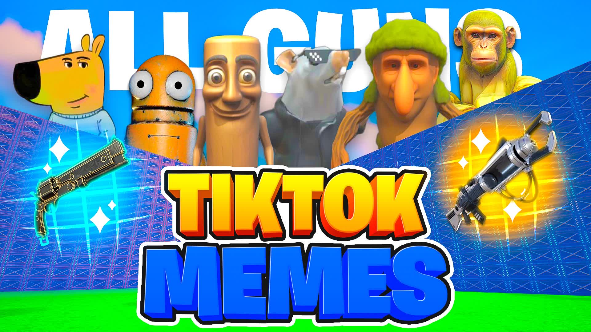 CRAZY 1V1 FFA ALGUNS & VEHICLES 8420-5142-4910 by hybrixmaps - Fortnite Creative Map Code ...