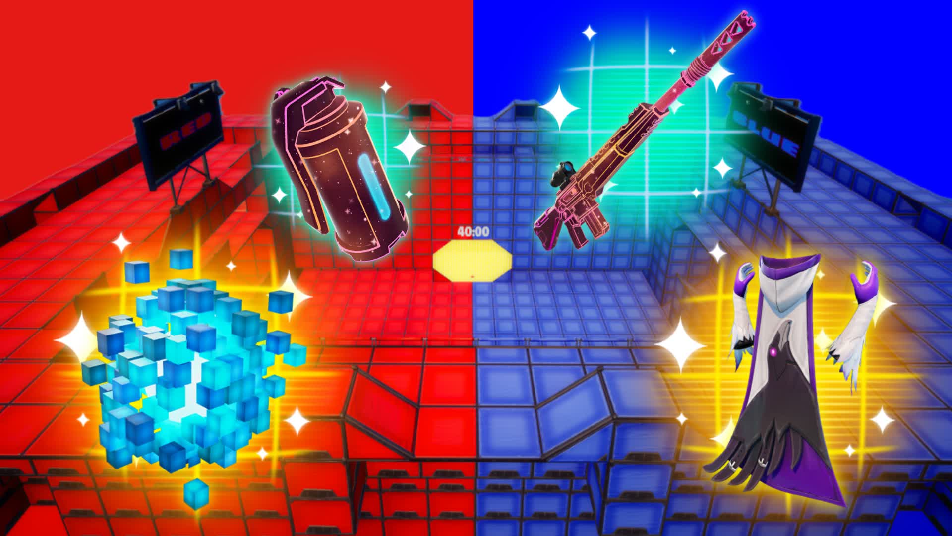 🎯 PRO 🔥 RED VS BLUE ARENA 🔴🔵 9833-9297-1637 by l_9lrik1234_l - Fortnite ...