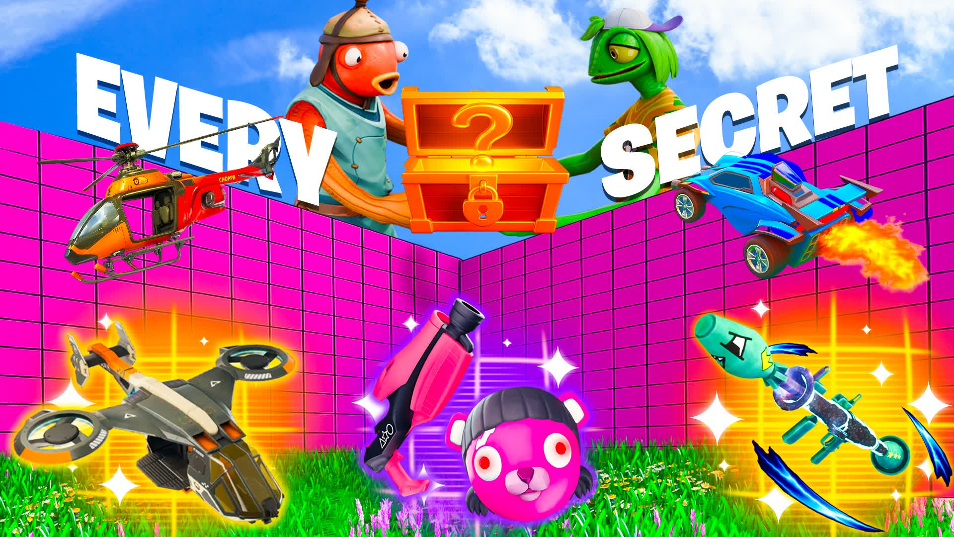 1V1 WITH EVERY SECRET 0331-7538-7839 by valloid - Fortnite Creative Map Code - Fortnite.GG