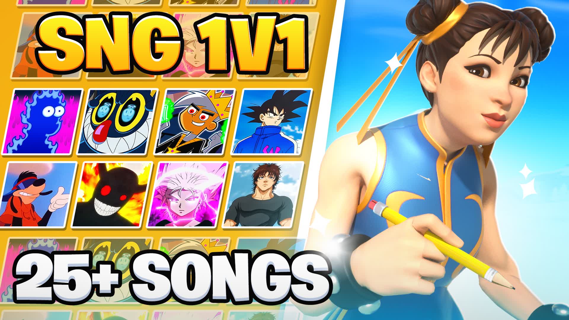 SNG 1V1 [25+ SONGS] 3474-8448-6936 by sngtwo - Fortnite Creative Map ...