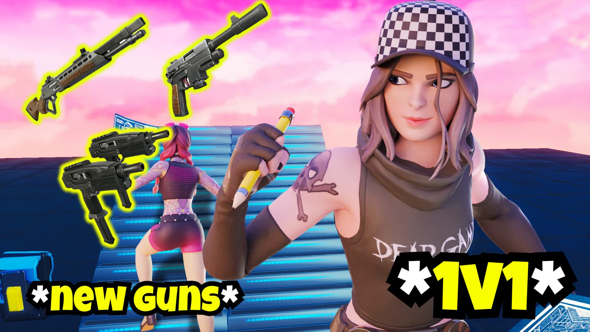 MAP HUB 1v1 🎯 6441-1049-7797 by teddyyx - Fortnite Creative Map Code - Fortnite.GG