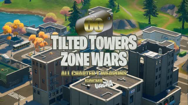 Tilted Towers Zone Wars - ALL Weapons 5651-0047-9349 de kaitou en Fortnite