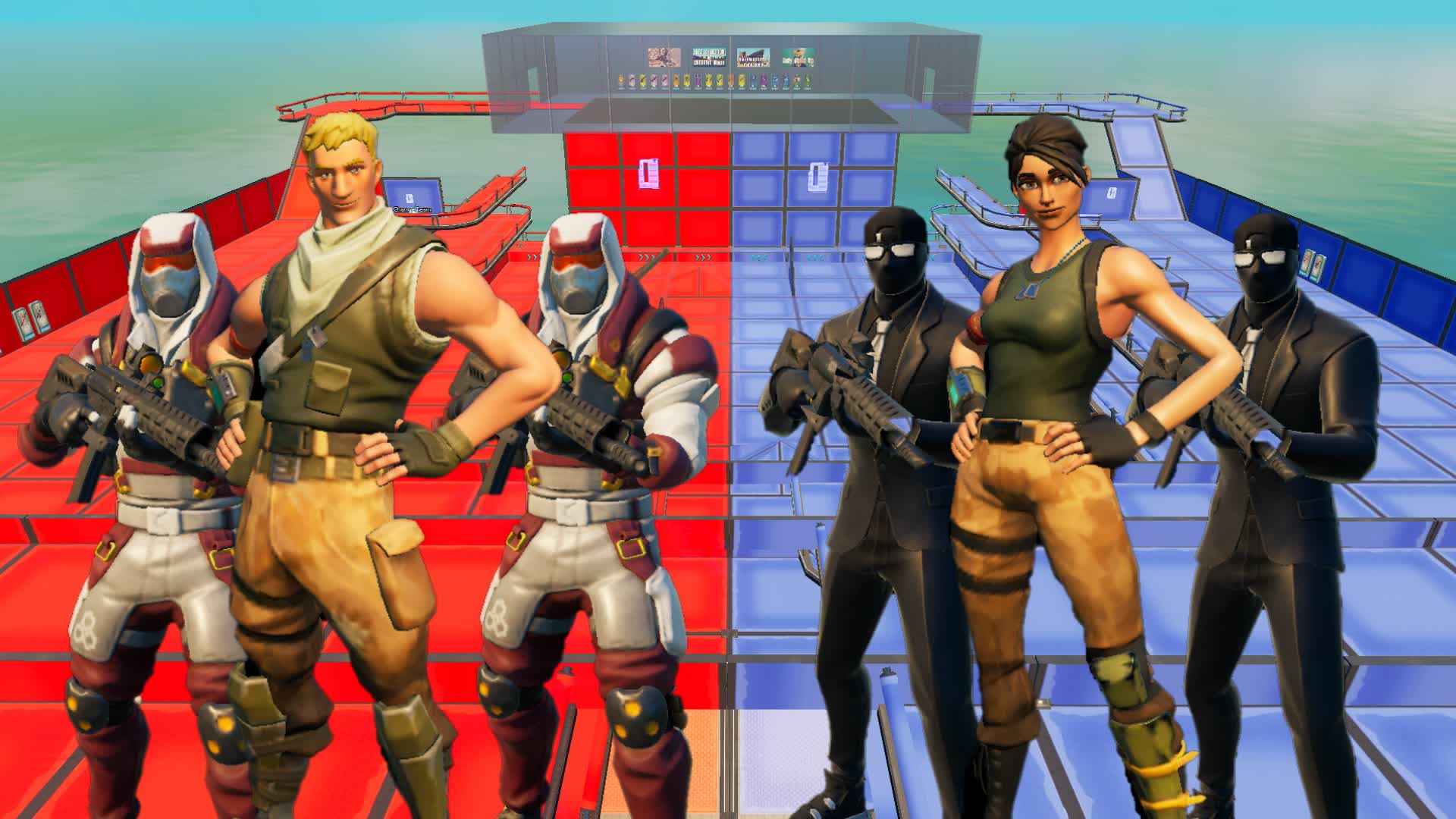 RED VS BLUE🔴🔵 with GUARD 2645-5653-6734 by kenny_2021 - Fortnite ...