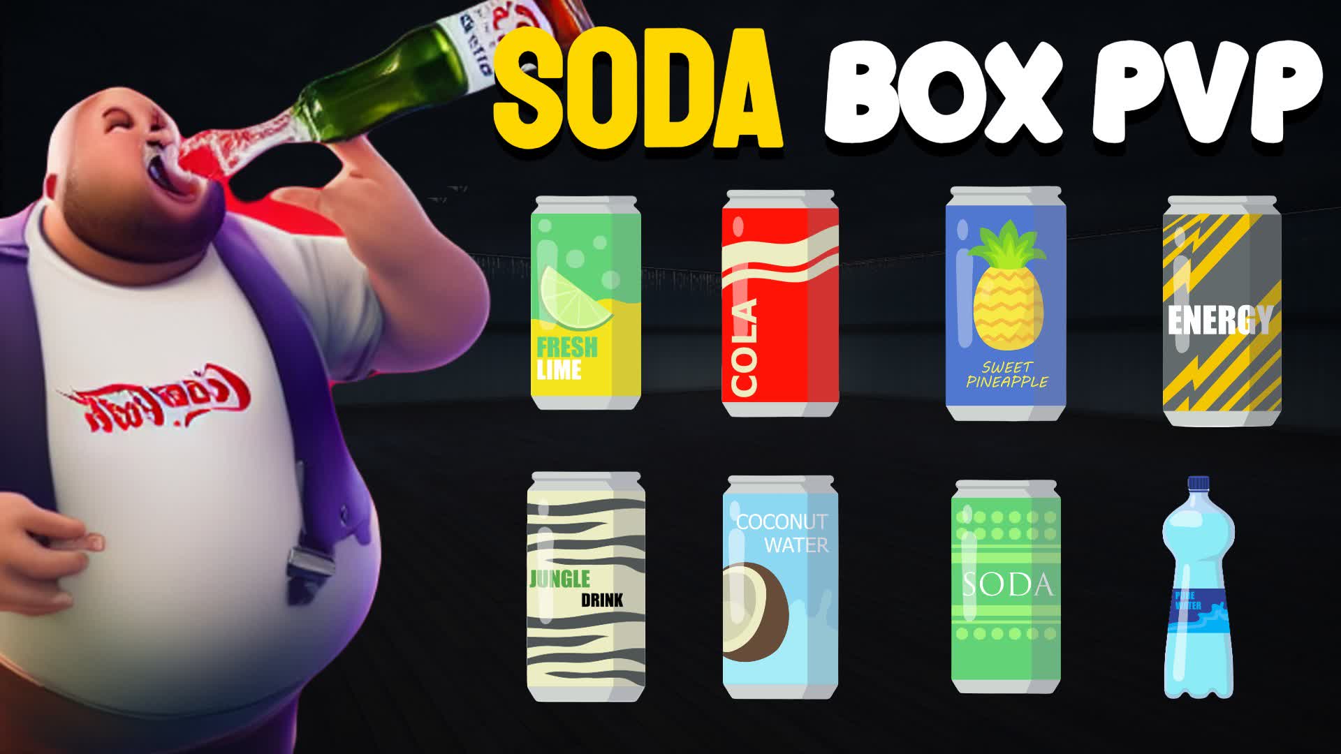 SODA BOX PVP📦 3139-5893-0658 من ابتكار falaha - Fortnite