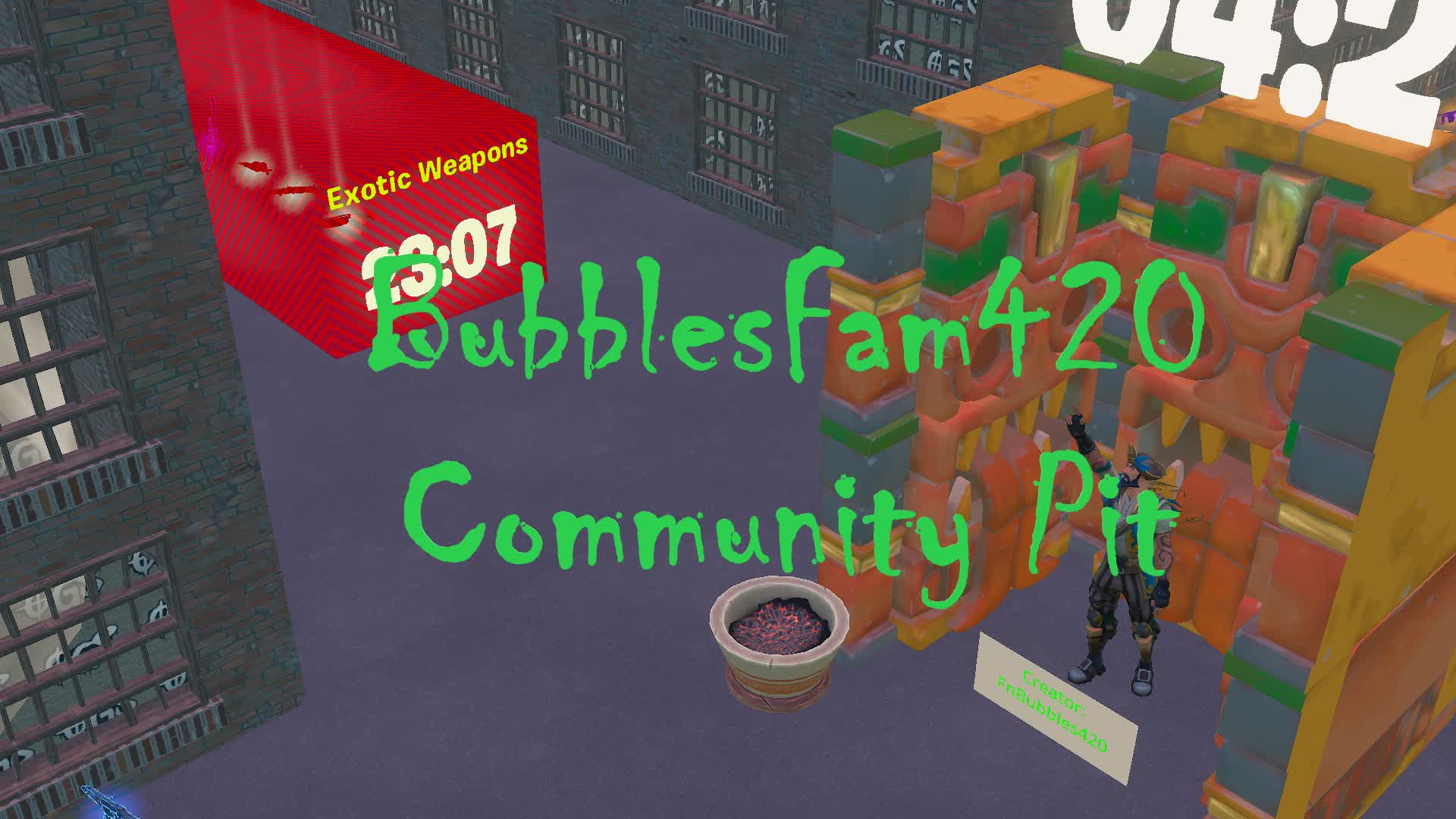 BubblesFam420 CommunityPit 6087-5623-0492 by FNBubbles420 - Fortnite.GG