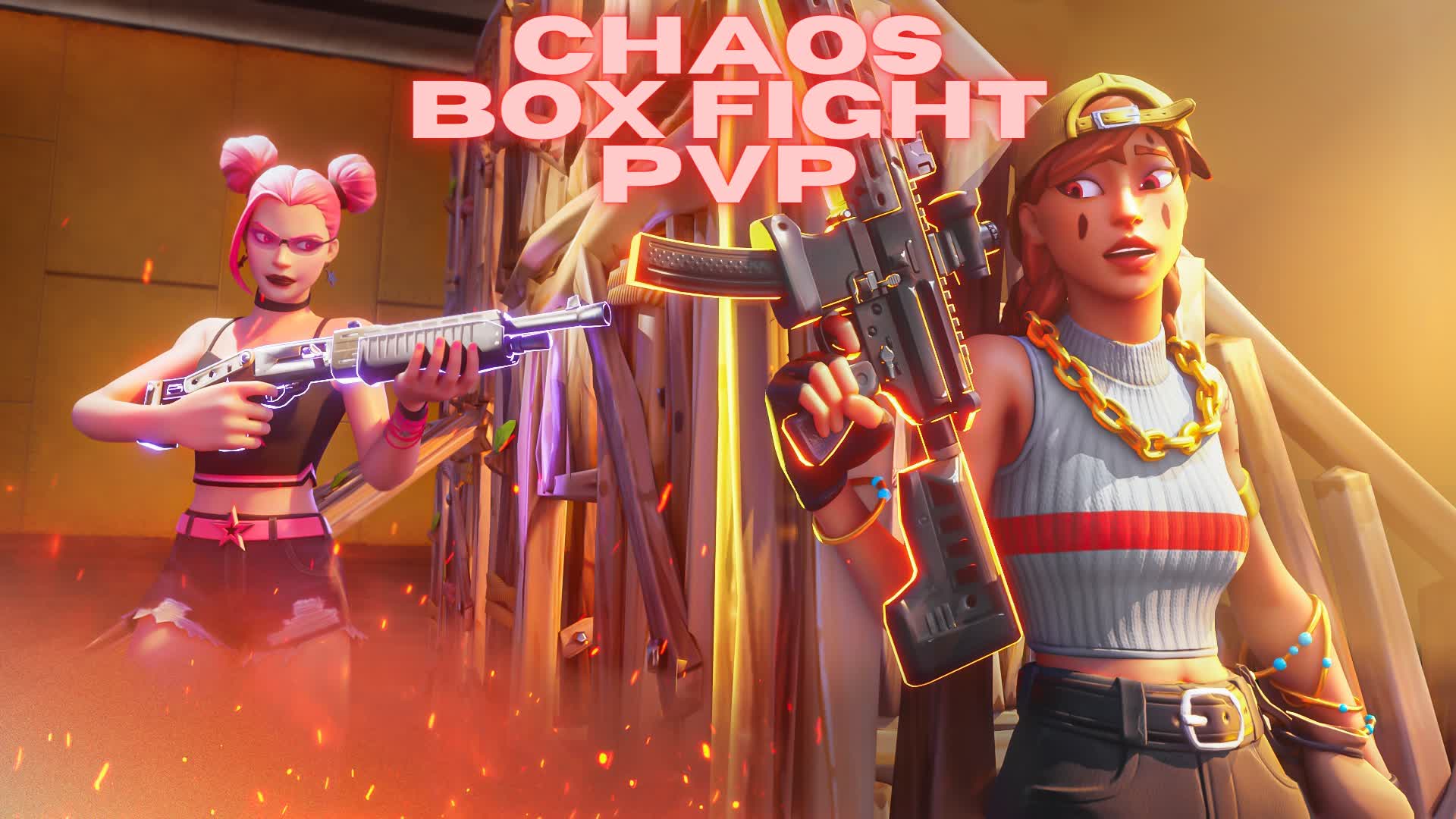 CHAOS BOX FIGHT PVP (32 PLAYER) 4220-7642-5159 by uhskittles - Fortnite Creative Map Code ...