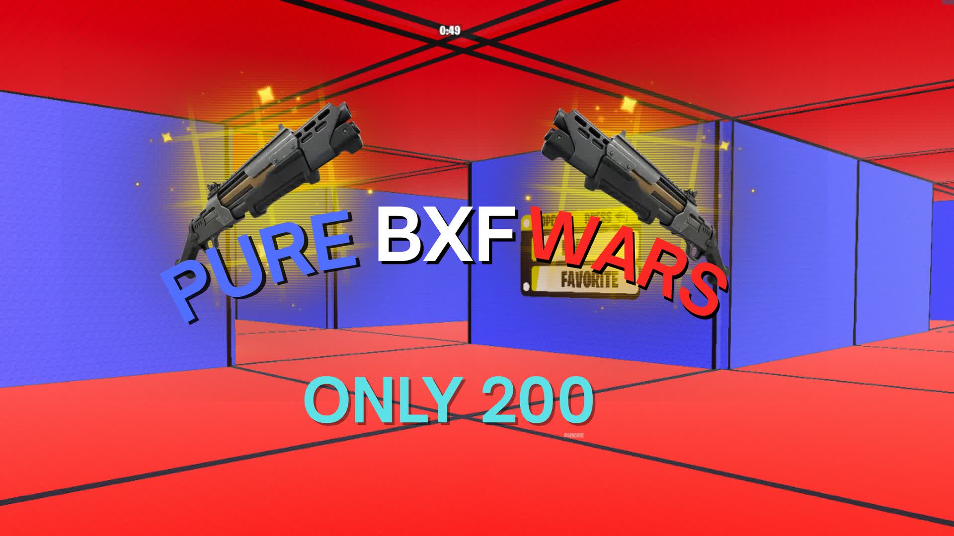 Pure Box PvP [Only 200] 🔴🔵 1255-4421-0449 by mortafn - Fortnite ...