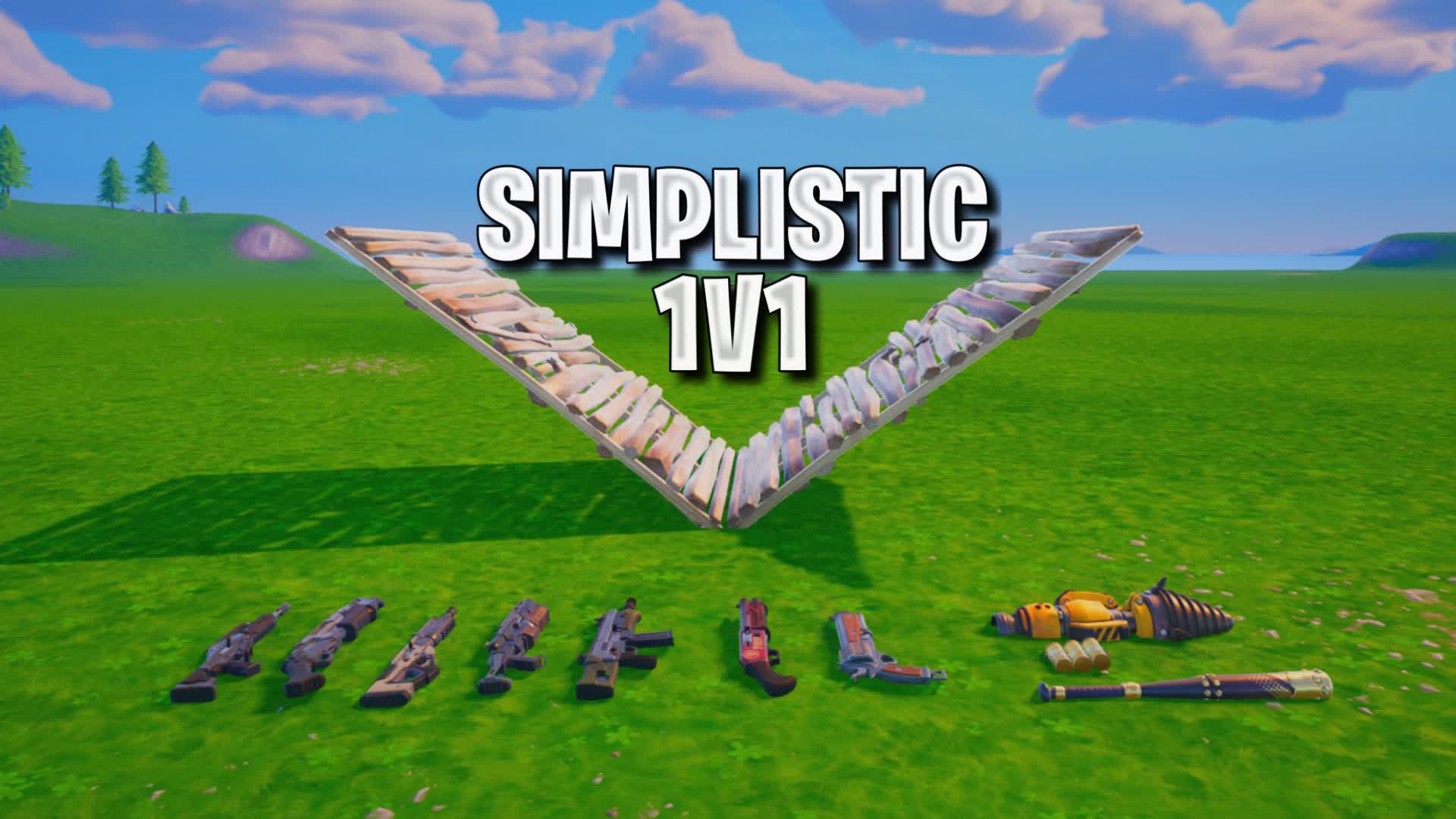 1V1 SIMPLISTIC - FREE FOR ALL 🧩 5791-5661-3607 من ابتكار yaant - Fortnite