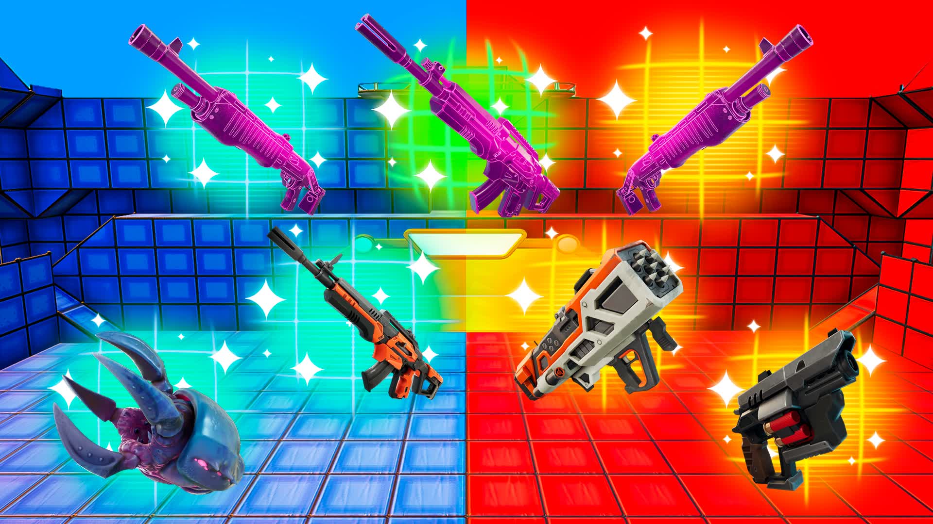 BEAST RED VS BLUE 🔴🔵 4502-4657-6638 by tristar - Fortnite