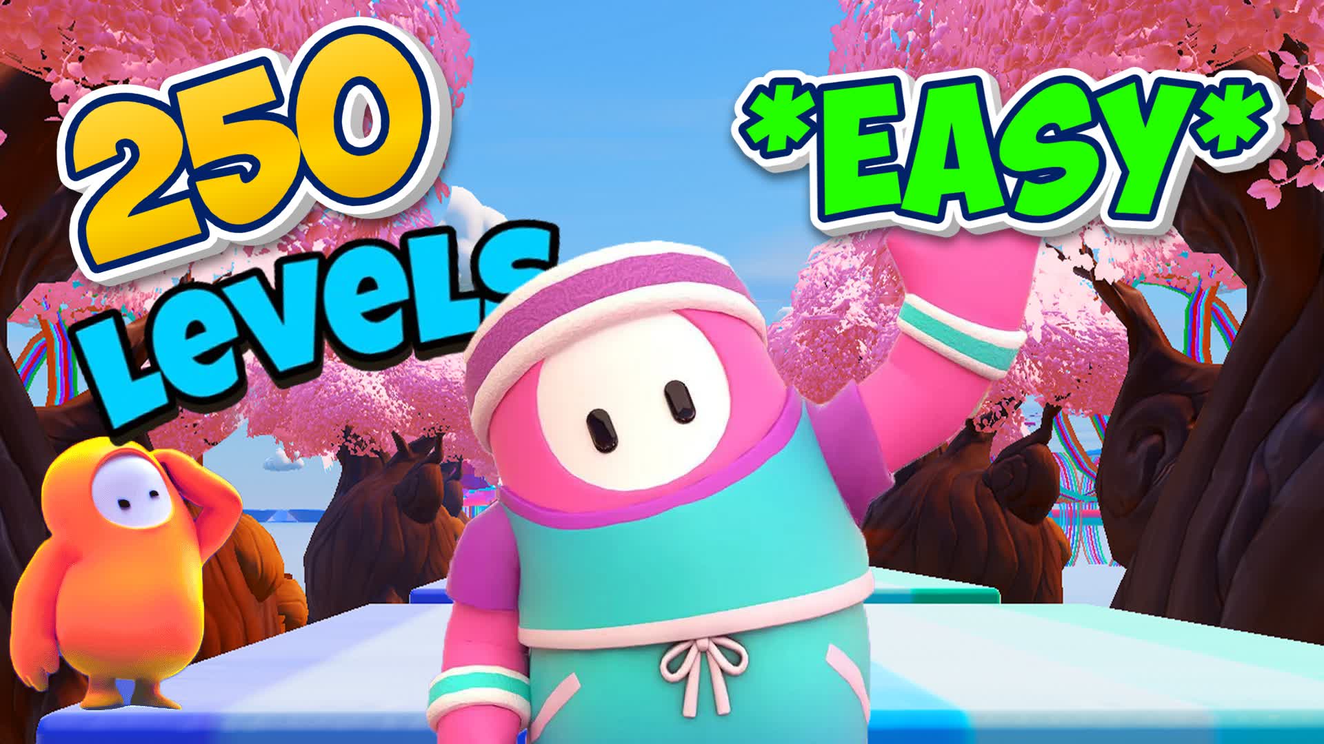 🌈 EASY FALL GUYS PARKOUR OBBY ⭐ 8662-6476-8021 by tanushx94 - Fortnite