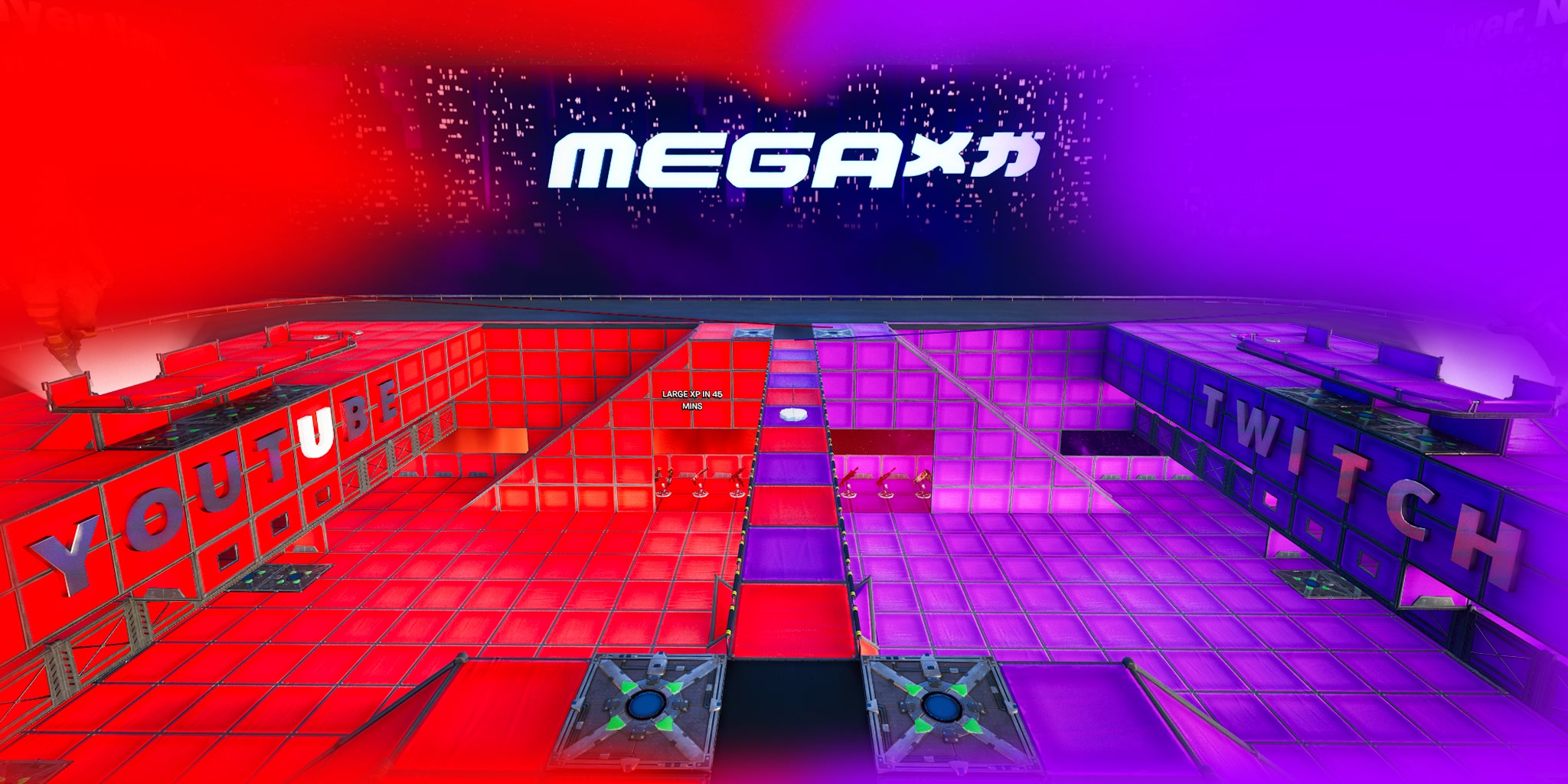 📢 MEGA YT VS T.TV 💻 9333-4485-8038 by nightdevil - Fortnite Creative ...