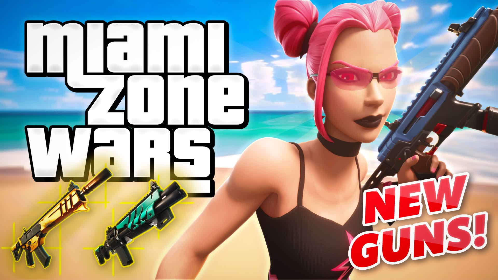 Miami Zone Wars 🏖️ 5033-8699-6795 by escapefn - Fortnite Creative Map ...