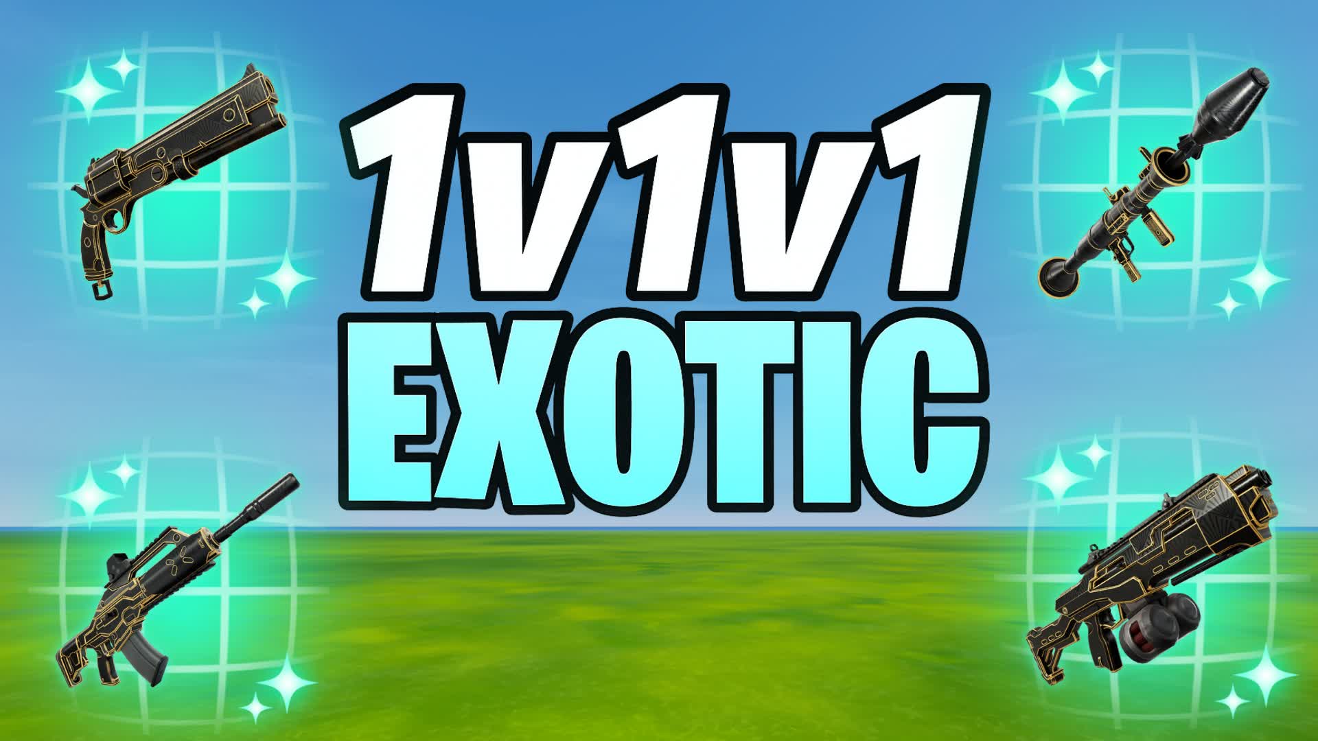1V1V1V1 EXOTIC FFA 7574-7468-5544 by kichan-24 - Fortnite Creative Map Code - Fortnite.GG
