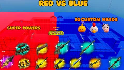HYPER RED VS BLUE 0533-8050-4954 by eure - Fortnite