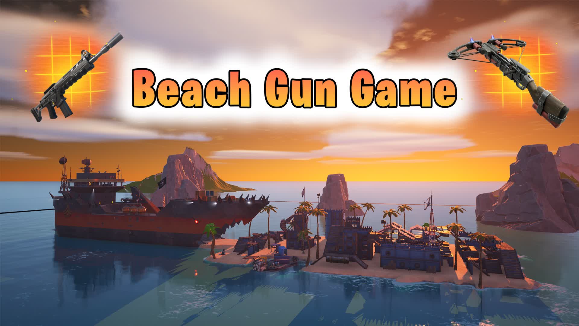 🎯Beach Gun Game 🎯 9008-8126-2283 by schleini - Fortnite Creative Map ...