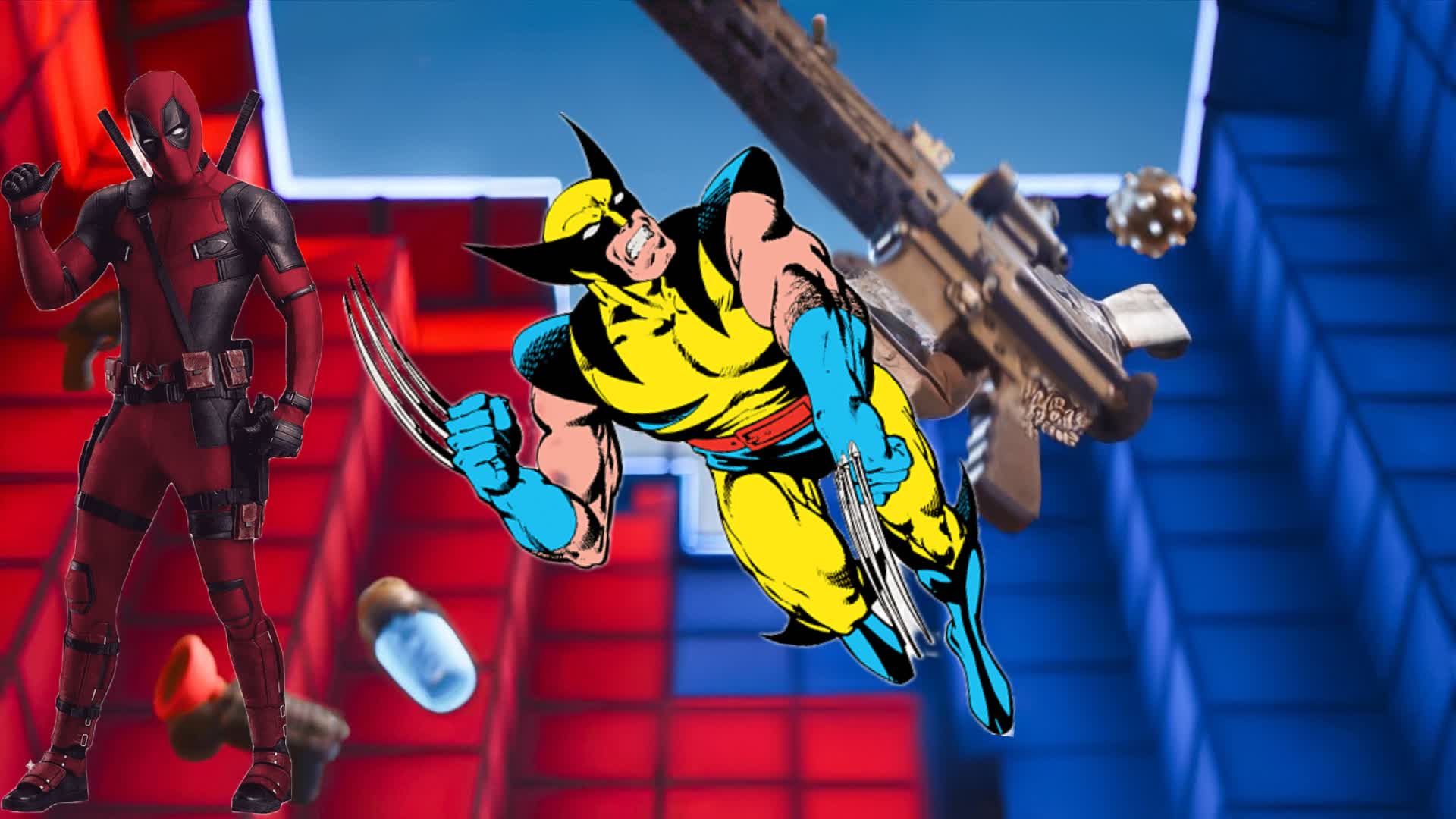 Deadpool Vs Wolverine 5343-7790-8272 by ebbialishah - Fortnite Creative ...