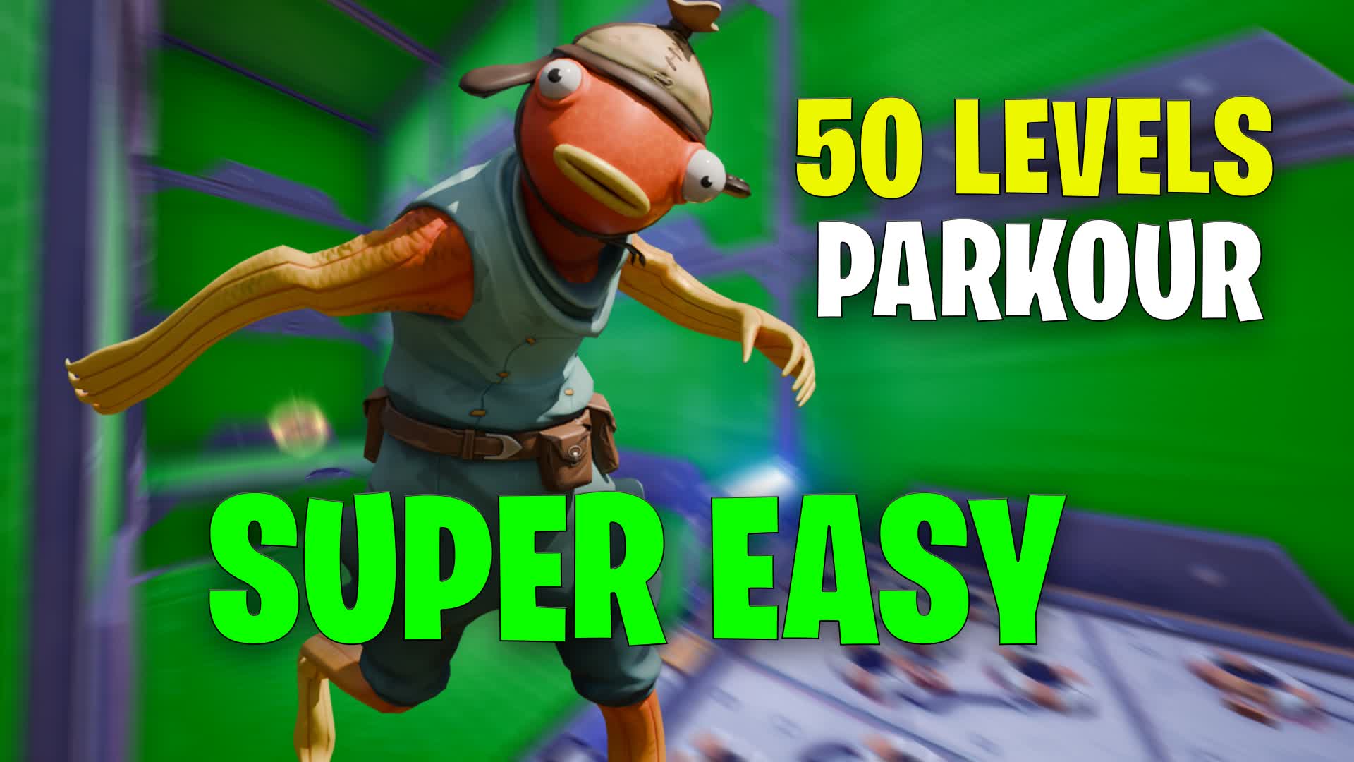 szamanfn의 50 LEVELS EASY PARKOUR 2988-1528-6706 - 포트나이트