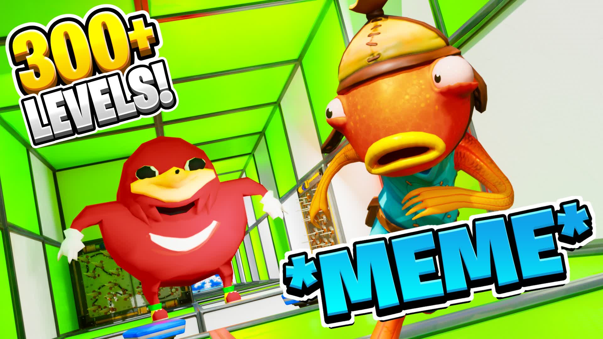 SUPER EASY MEME PARKOUR 300+ LEVELS 3016-3689-5848 by kiryndragg - Fortnite