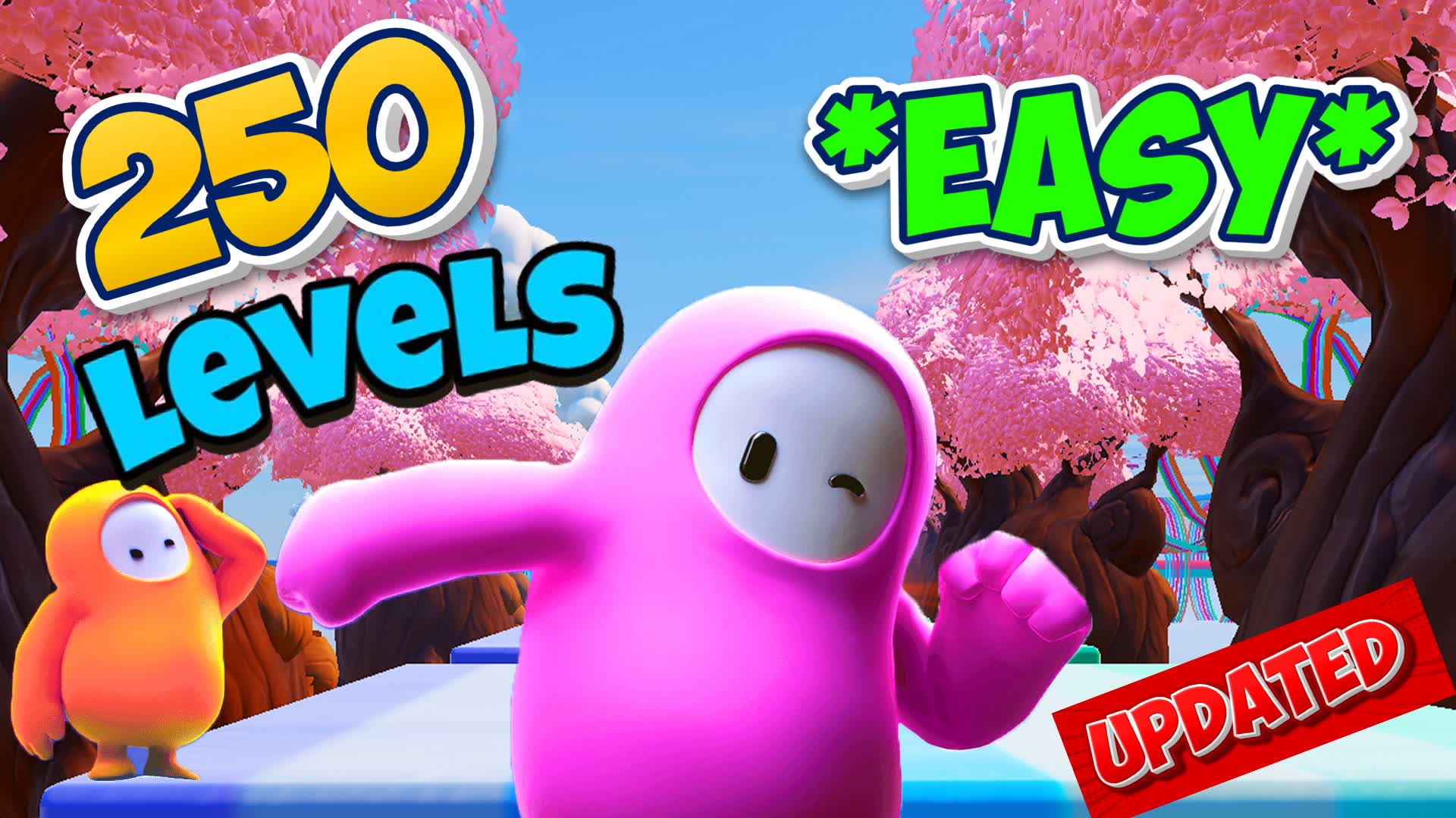 🌈 EASY FALL GUYS PARKOUR 250 LEVELS 🌈 1367-7016-1929 by tanushx94 ...