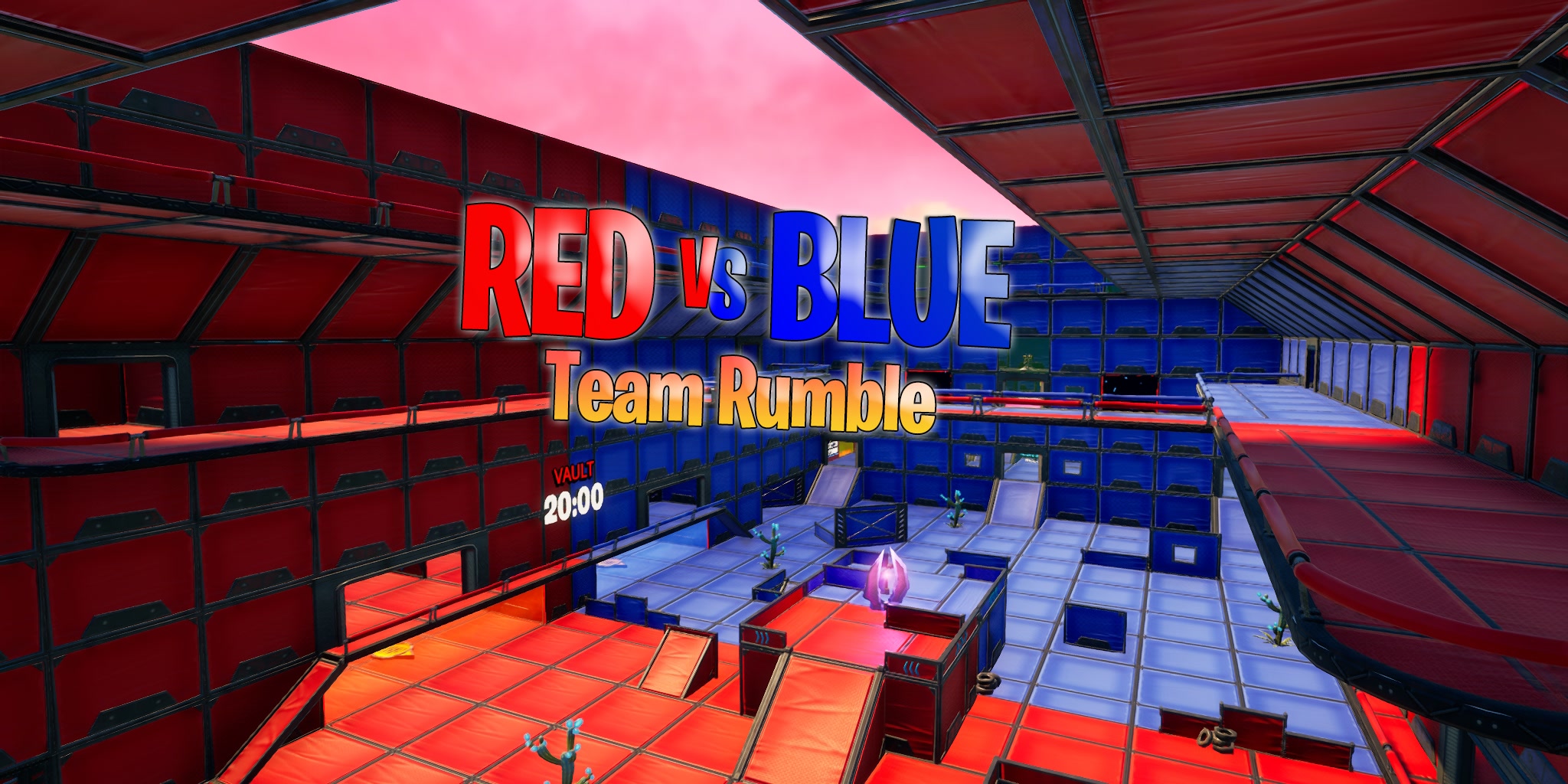 🔥 RED VS BLUE TEAM RUMBLE 🔴🔵 1981-3953-1449 by nexgenhd - Fortnite ...