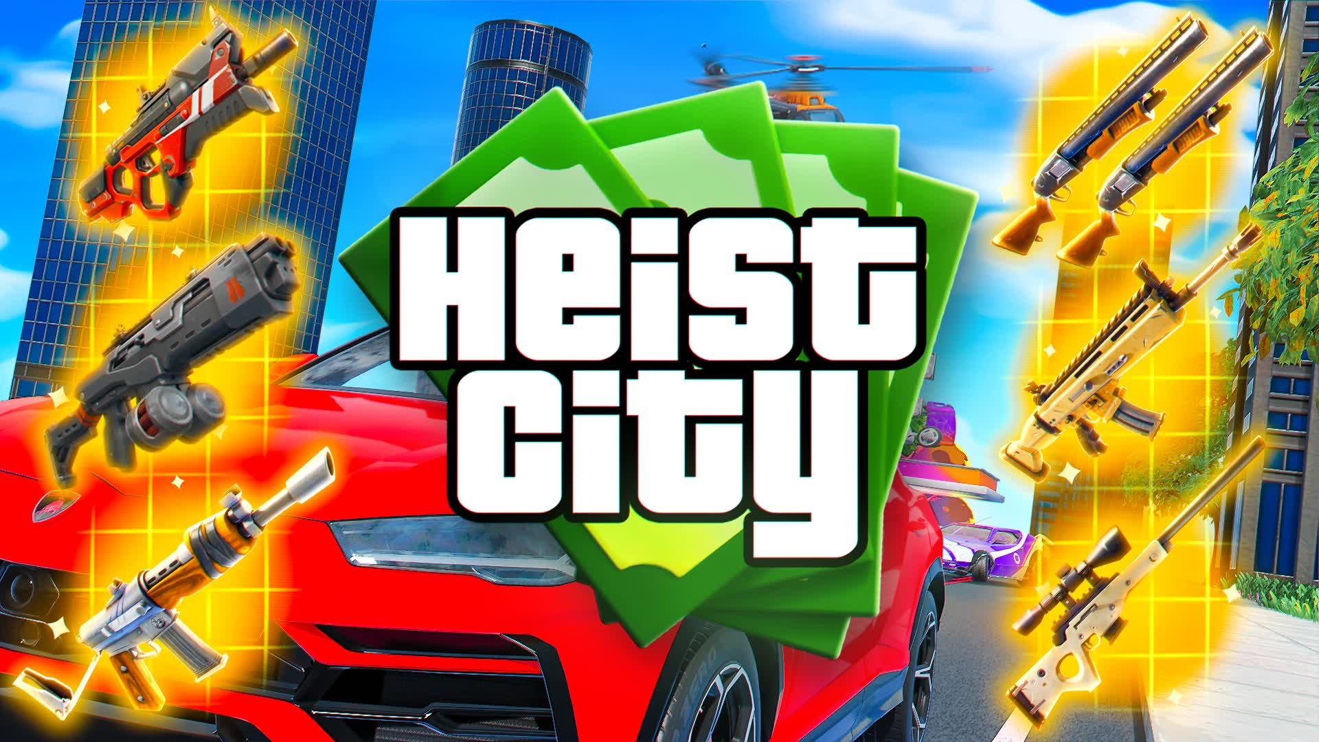 HEIST CITY 💰 GRAND RP FFA 6273-3690-1409 von erth.ai – Fortnite