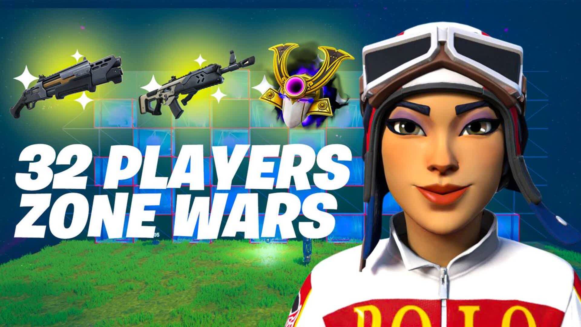 SOLO 32 PLAYERS ZONE WARS [VEYNES] 9536-2818-9197 by veynes - Fortnite Creative Map Code ...