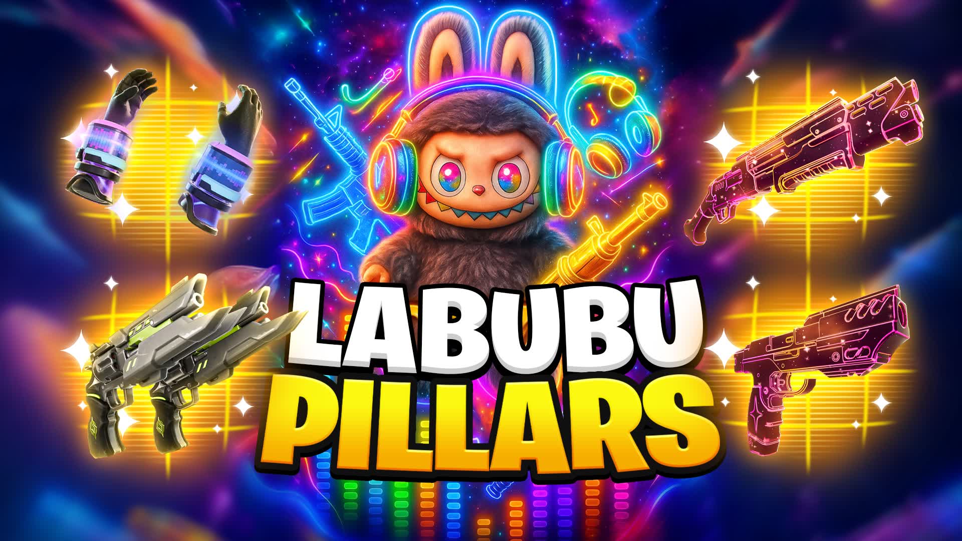 ⭐ Pilastri pazzi di Labubu 7077-8760-4807 di biak.mode - Fortnite
