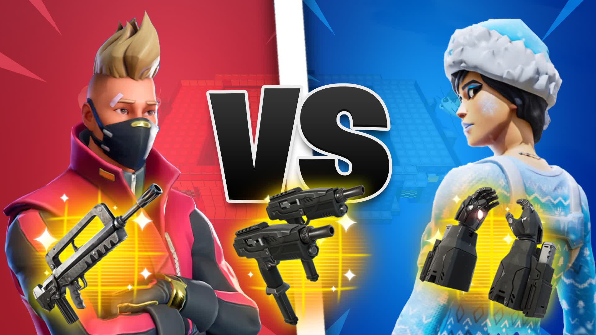 COLD RED VS BLUE 🔴🔵 8000-7973-4855 by iceraptor - Fortnite