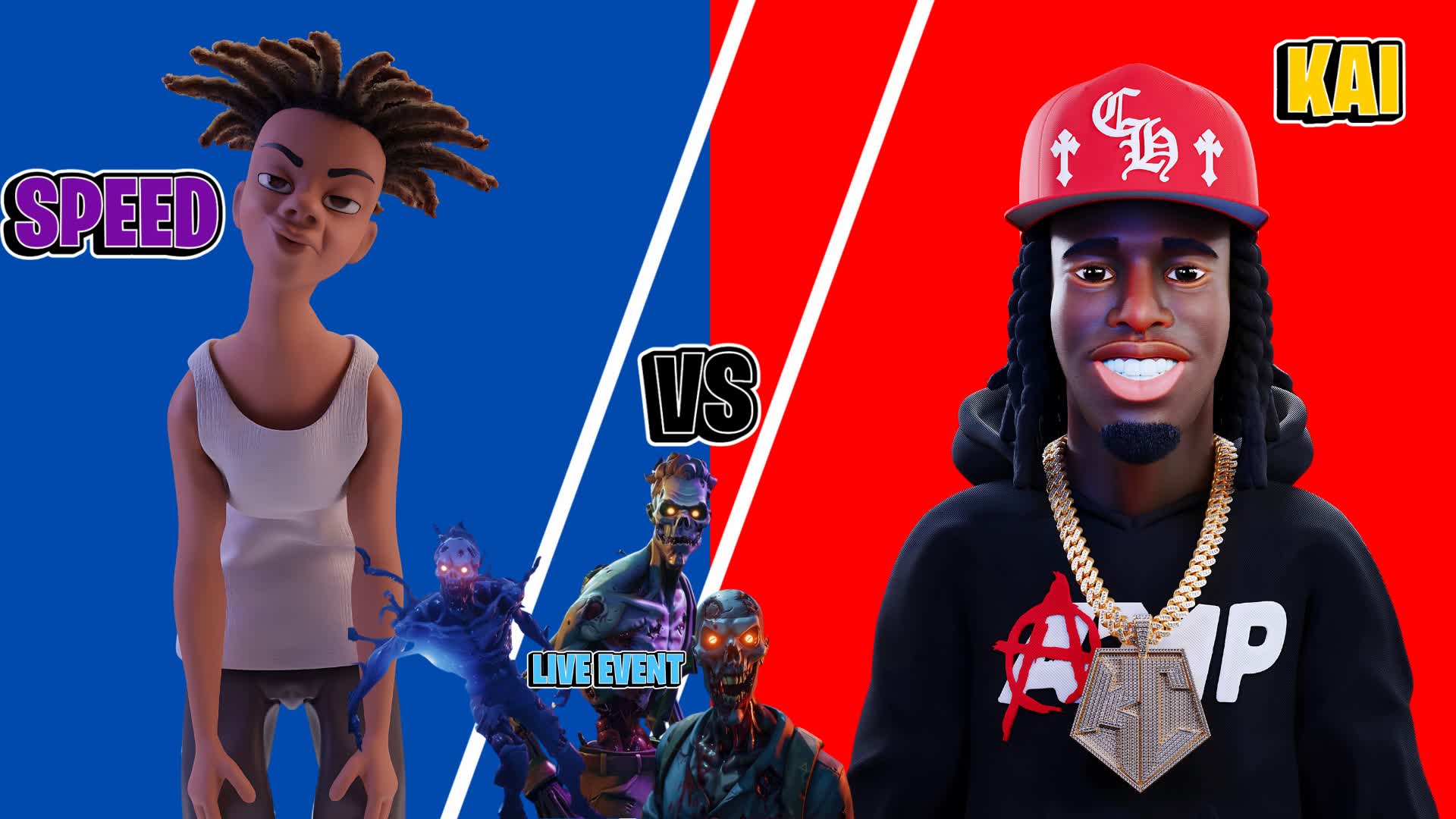 ISHOWSPEED VS KAI CENAT 1630-2465-0726 by 0sachiko - Fortnite Creative Map Code - Fortnite.GG