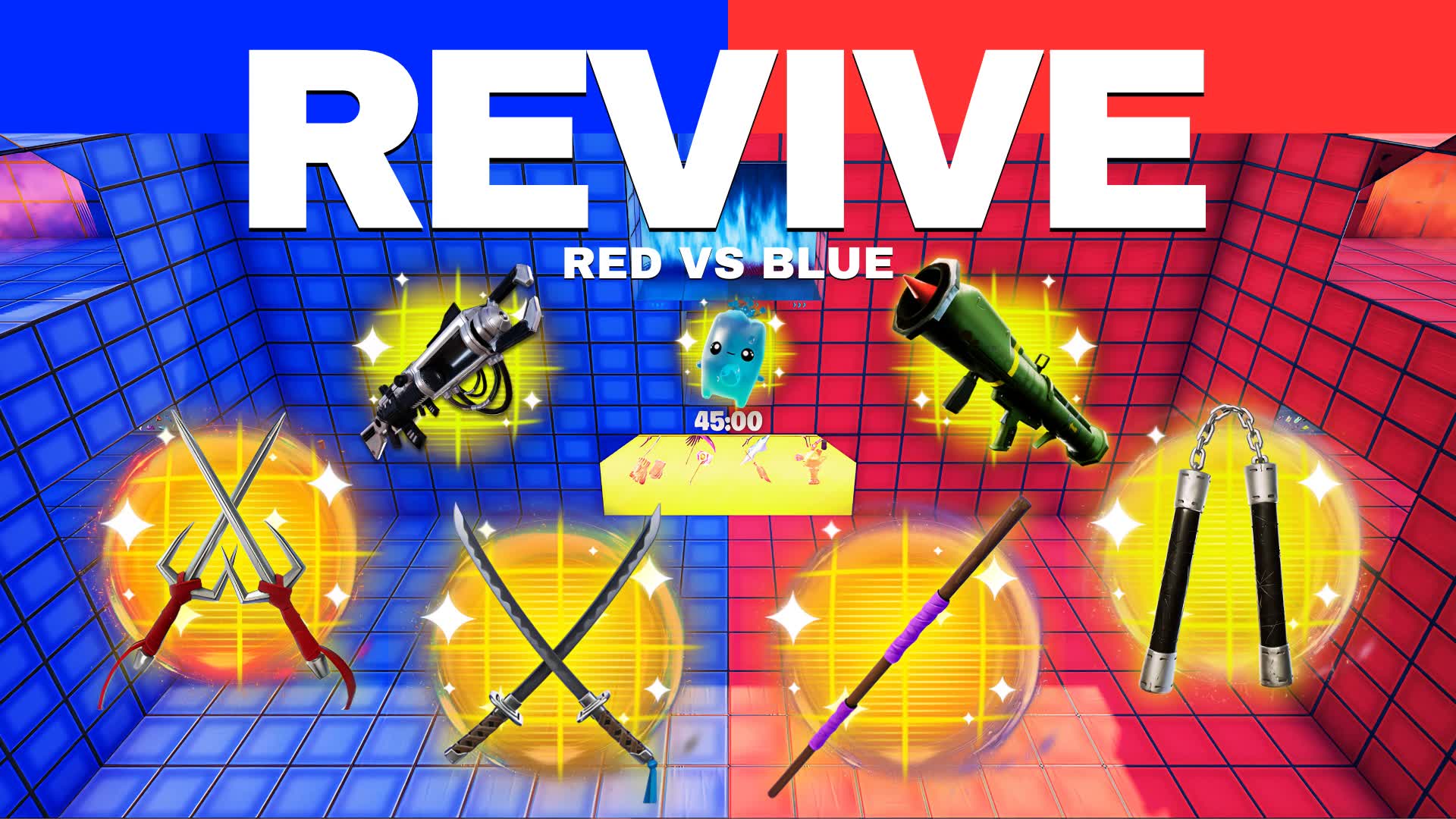 REVIVE RED VS BLUE 🔴🔵 0973-5498-1594 by bmsc - Fortnite Creative Map ...