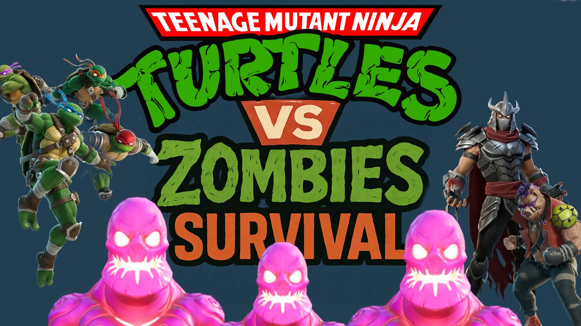 Turtles vs zombies Survival 3395-1074-5084 by dmpradio1 - Fortnite ...