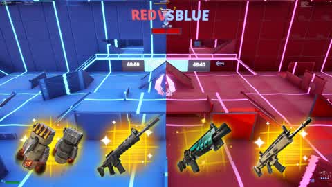 CRAZY🔴RED VS BLUE RUMBLE 🔵 5937-4972-6618 by czz - Fortnite