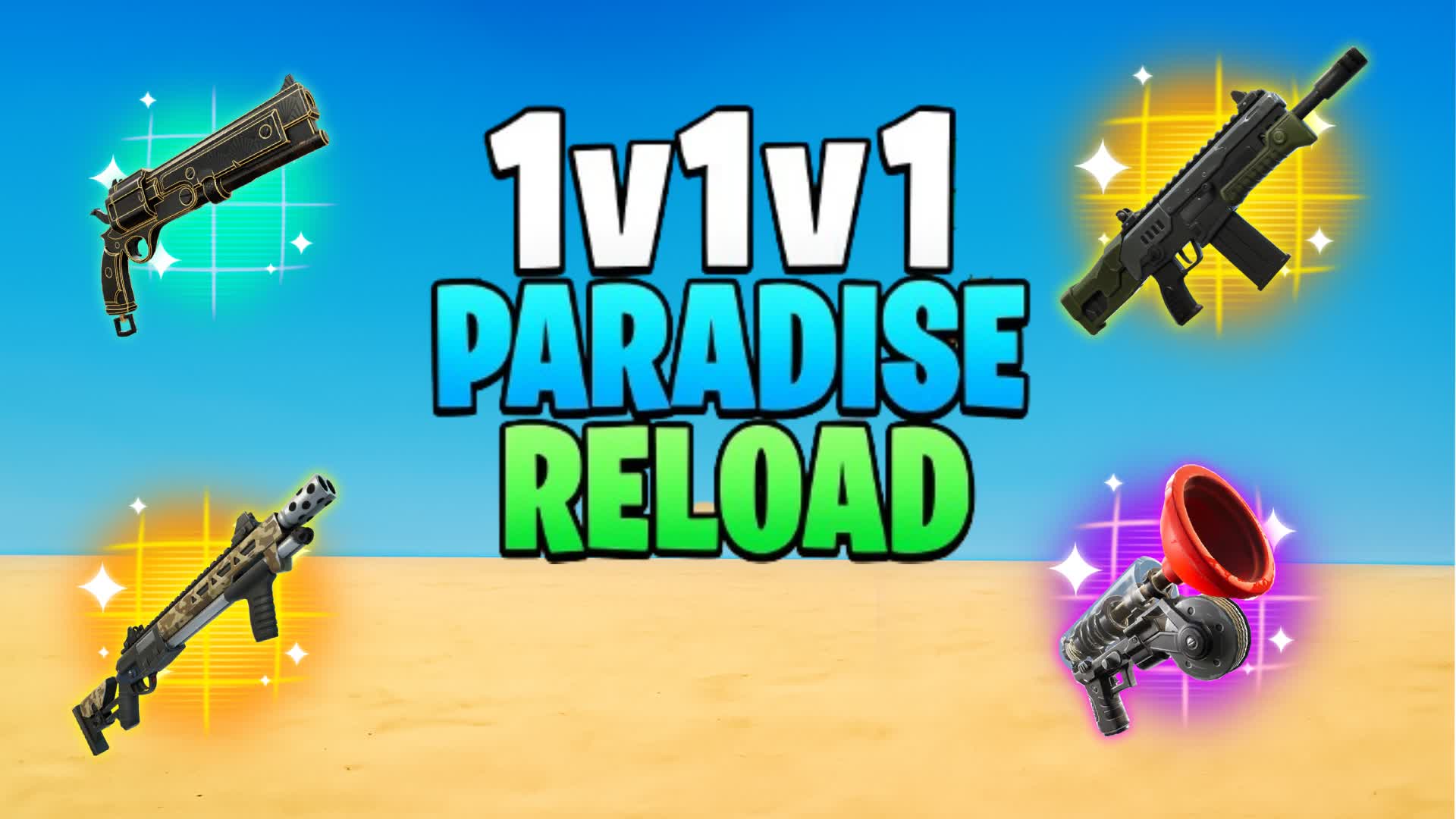 🌴1V1V1 PARADISE RELOAD REALISTICS FFA🌴 8479-8764-3654 by mirkinzins ...