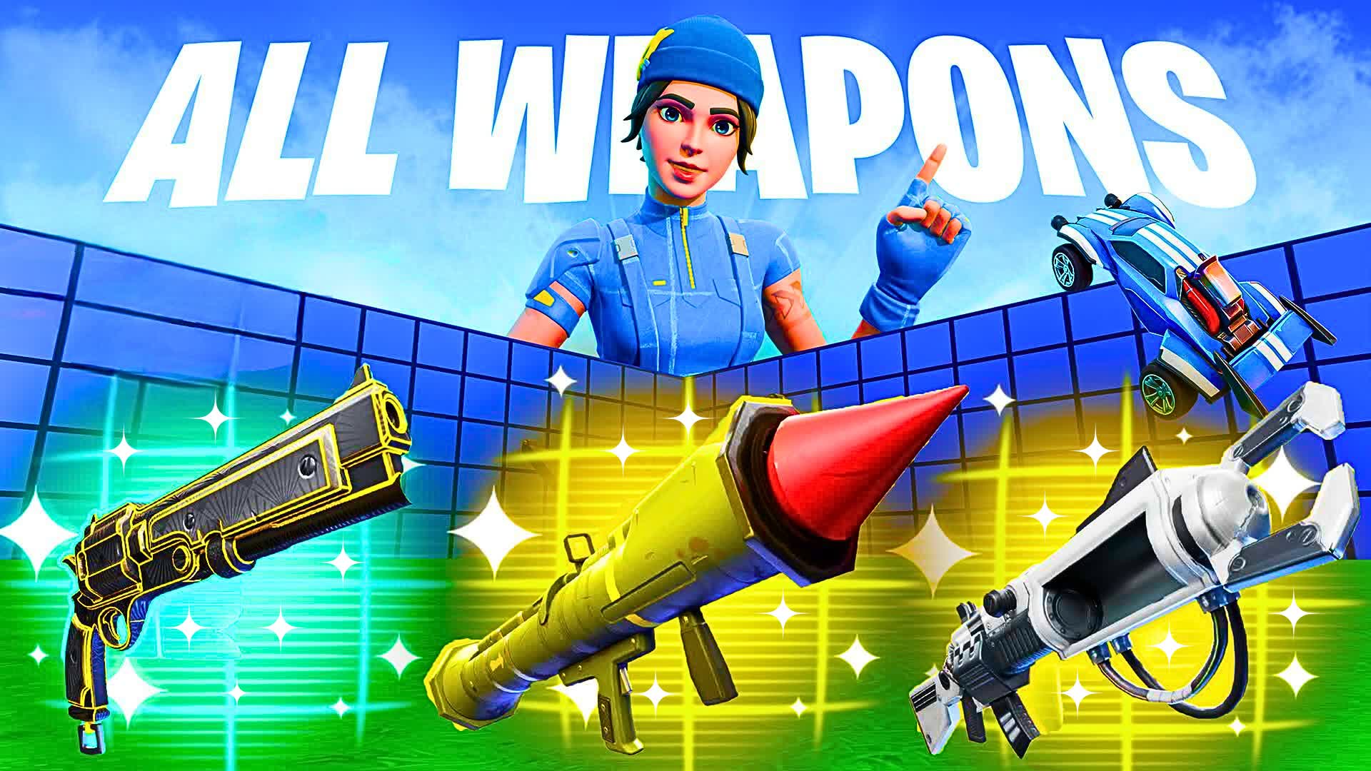 ALL WEAPONS & CARS 1V1 1666-2441-2329 ⭐️ 7066-7980-1218 by basic_fn - Fortnite Creative Map Code ...