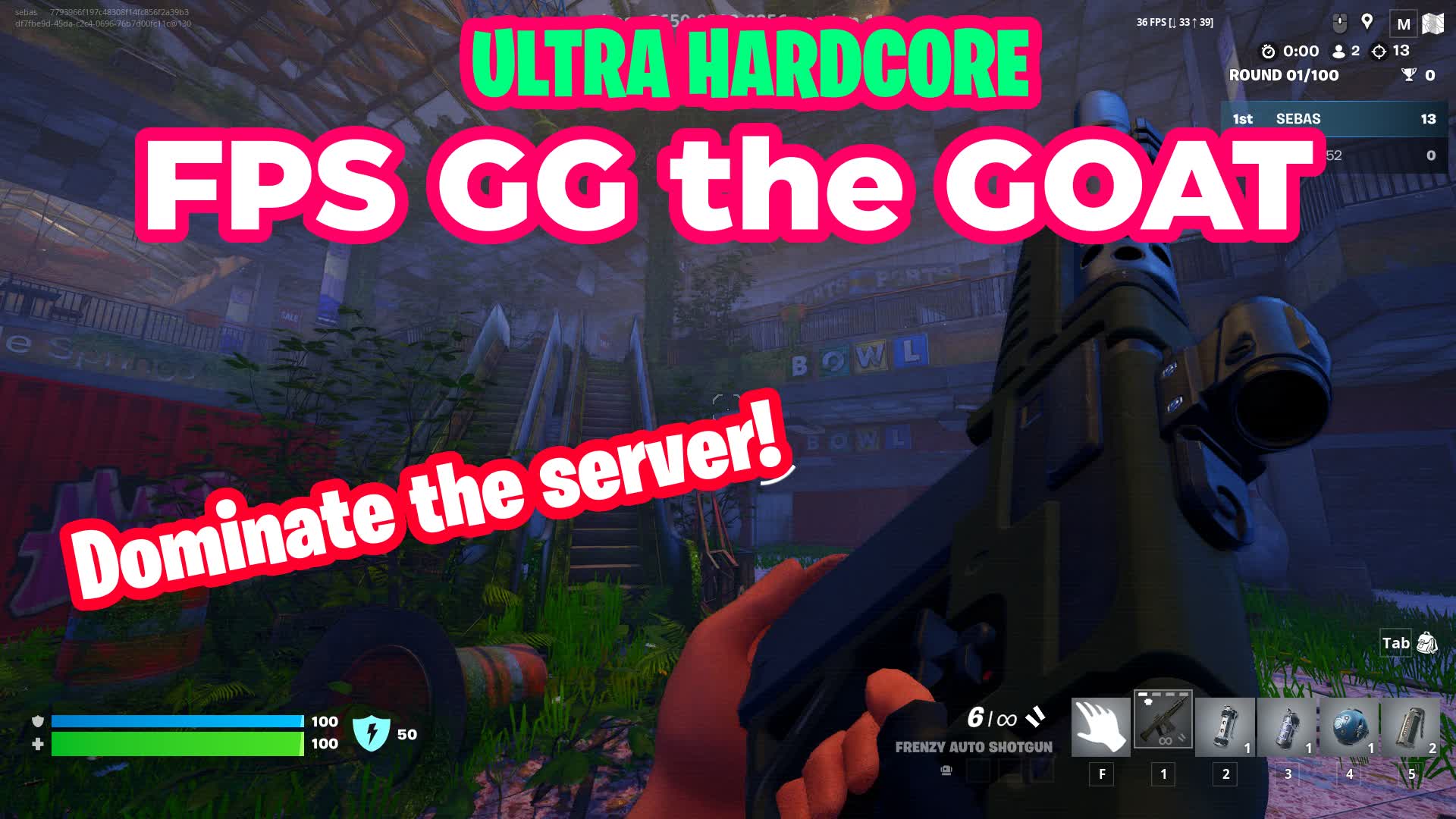 FPS GG the GOAT 2650-9308-8856 by sebasaar - Fortnite Creative Map Code ...